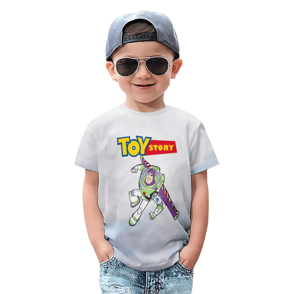 Toy Story Cute Youth Tee Shirt Cute Round Neck Toy Story T-Shirt ...