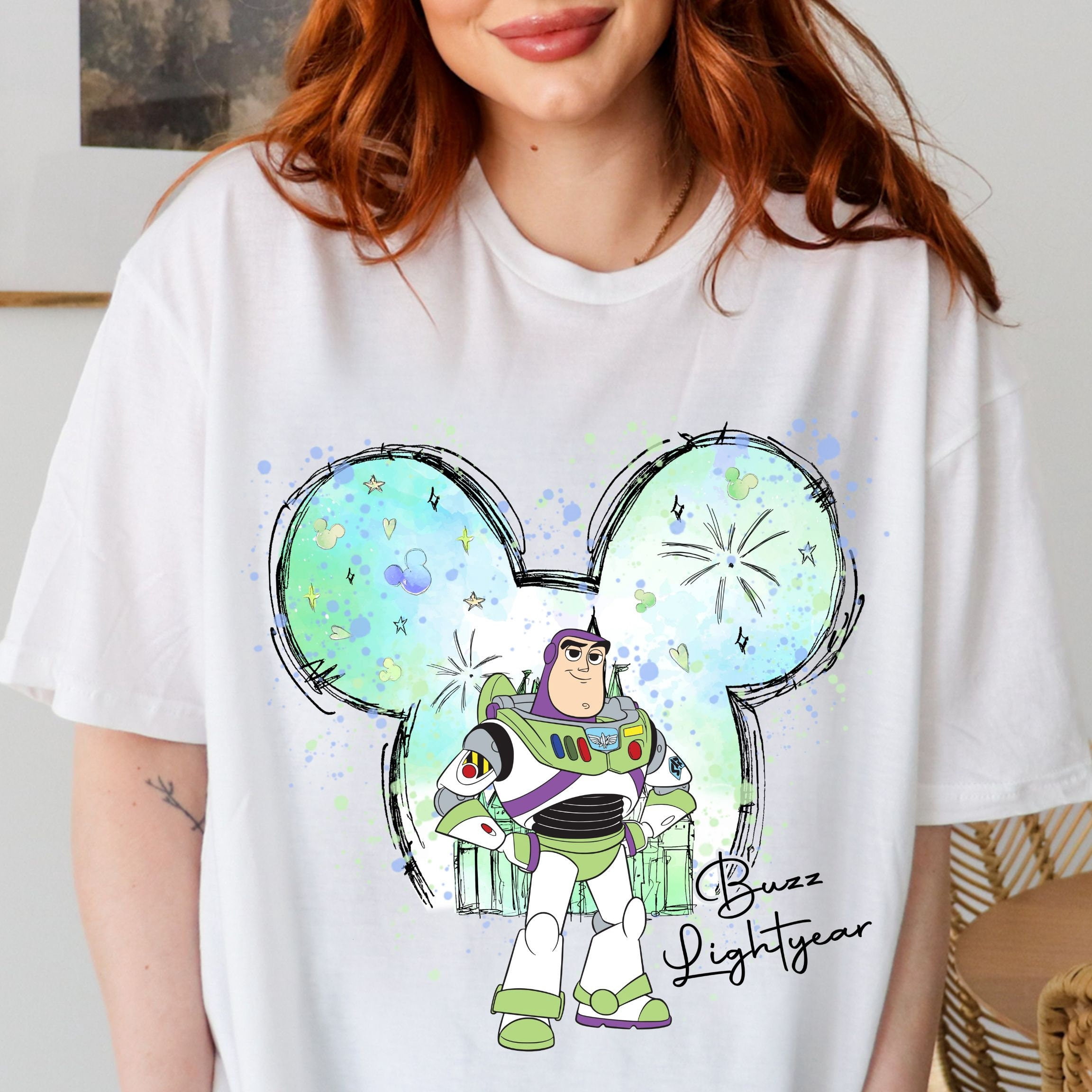 Toy Story Disney Castle Buzz Lightyear Watercolor, Disney Toy Story ...
