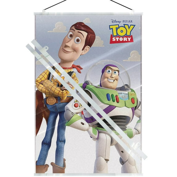 Toy Story - Disney Pixar Movie Poster (Buzz Lightyear & Woody) (Size ...