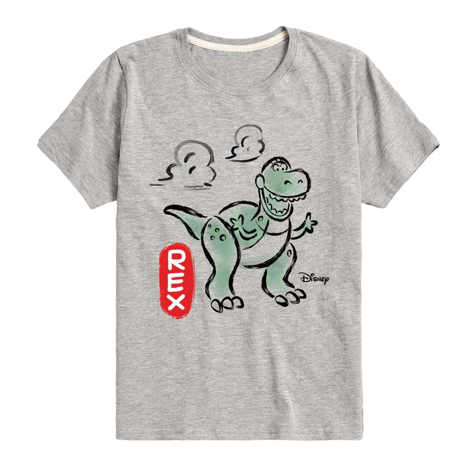 Toy Story - Doodle Rex Graphic - Toddler & Youth Short Sleeve Graphic T ...