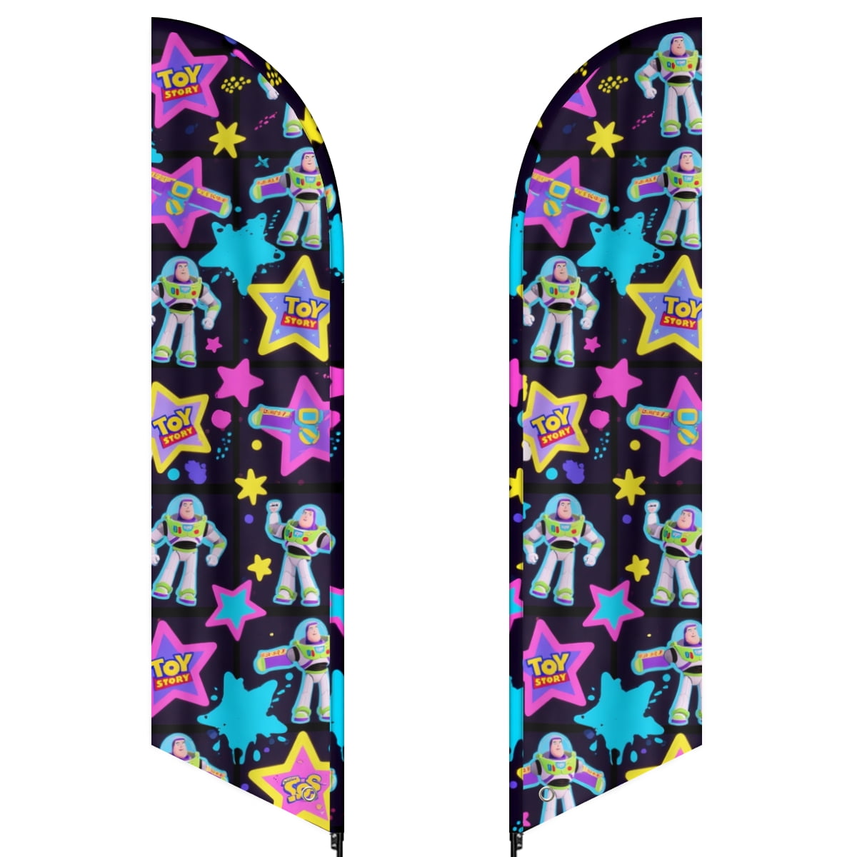 Toy Story Double-Sided Beach Knife Flag - Eye-Catching and Durable ...