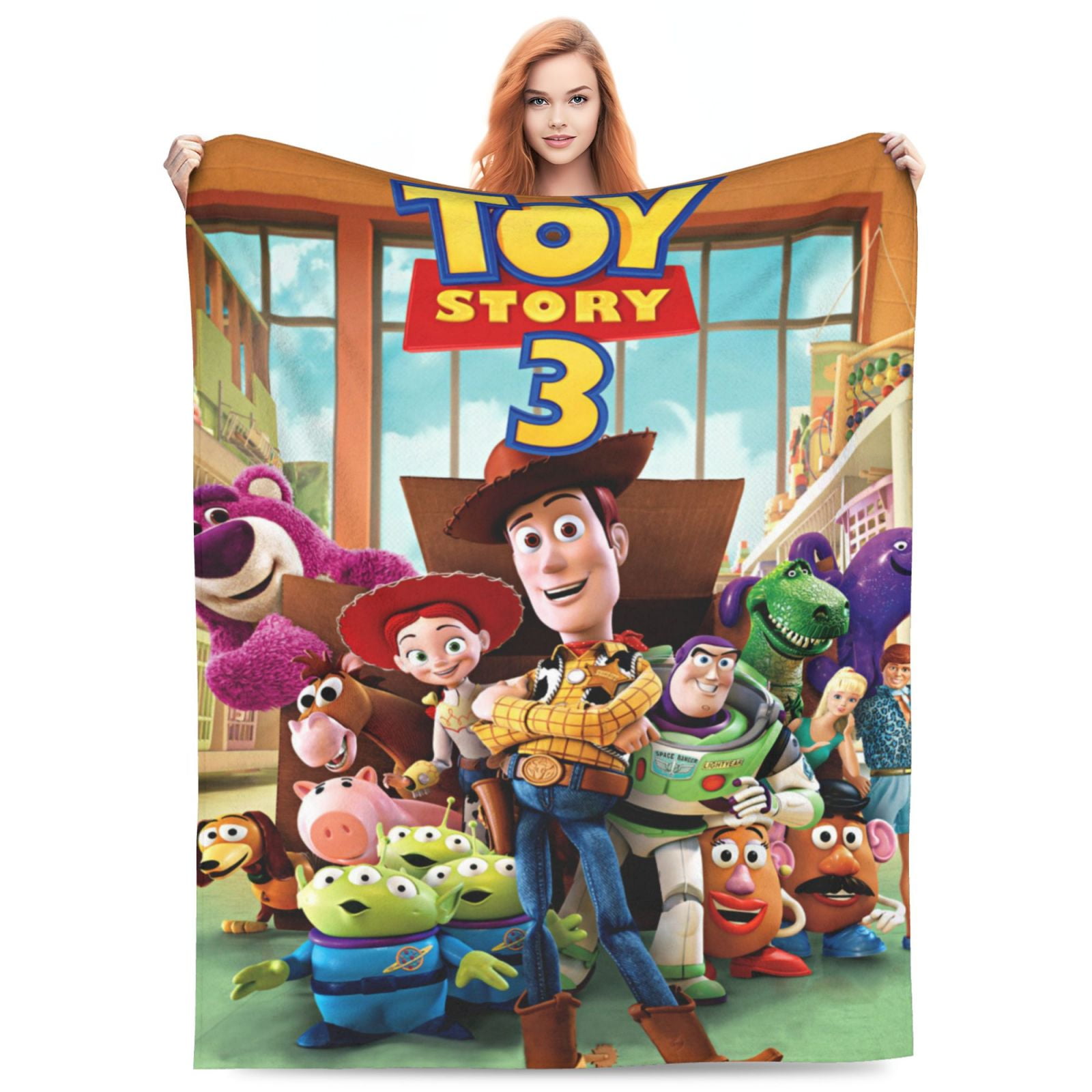 Toy Story Fleece Throw Blanket For Couch Or Bed - Plush Cozy Fuzzy ...