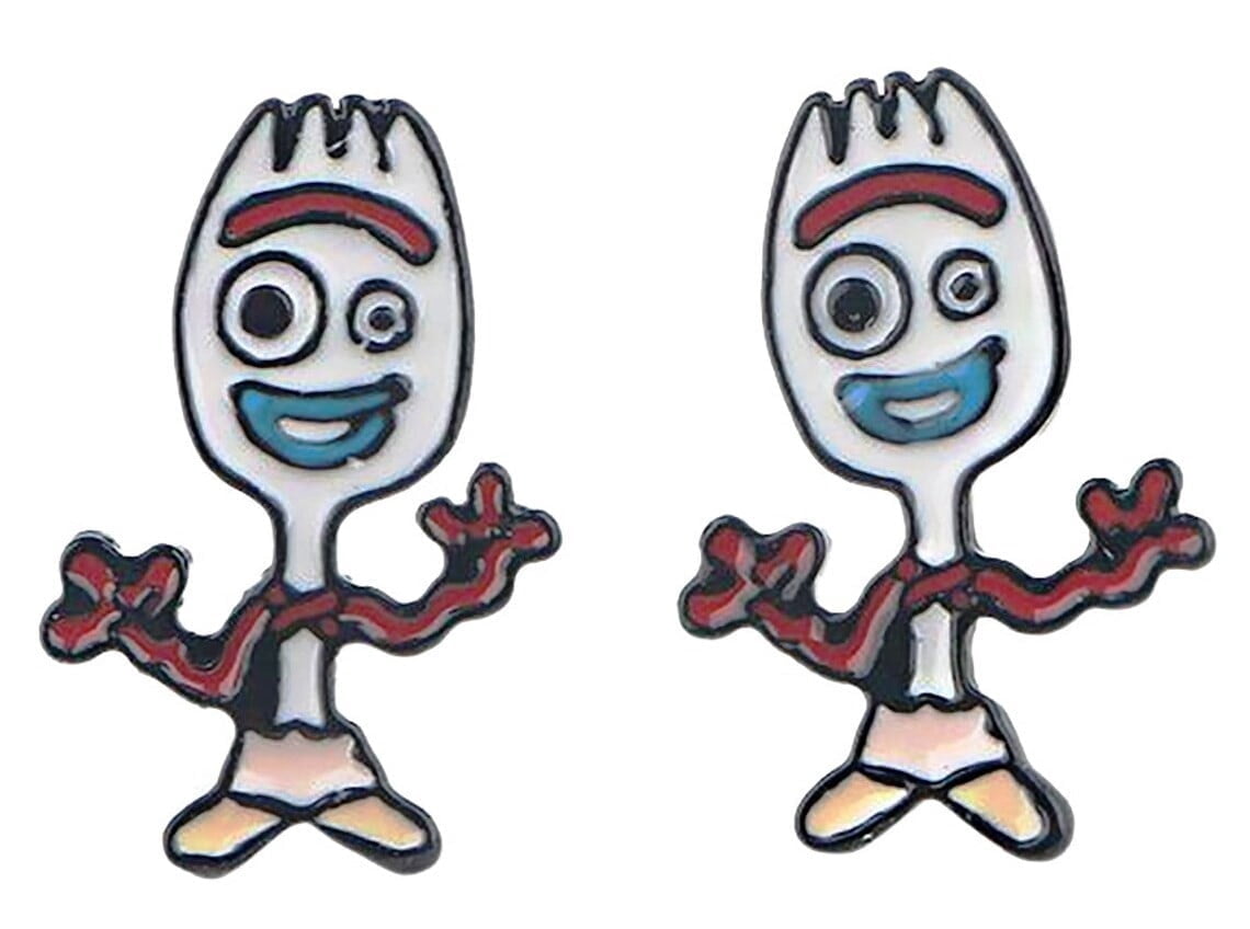 Toy Story Forky Character Metal Stud Earrings for Kids and Adults ...
