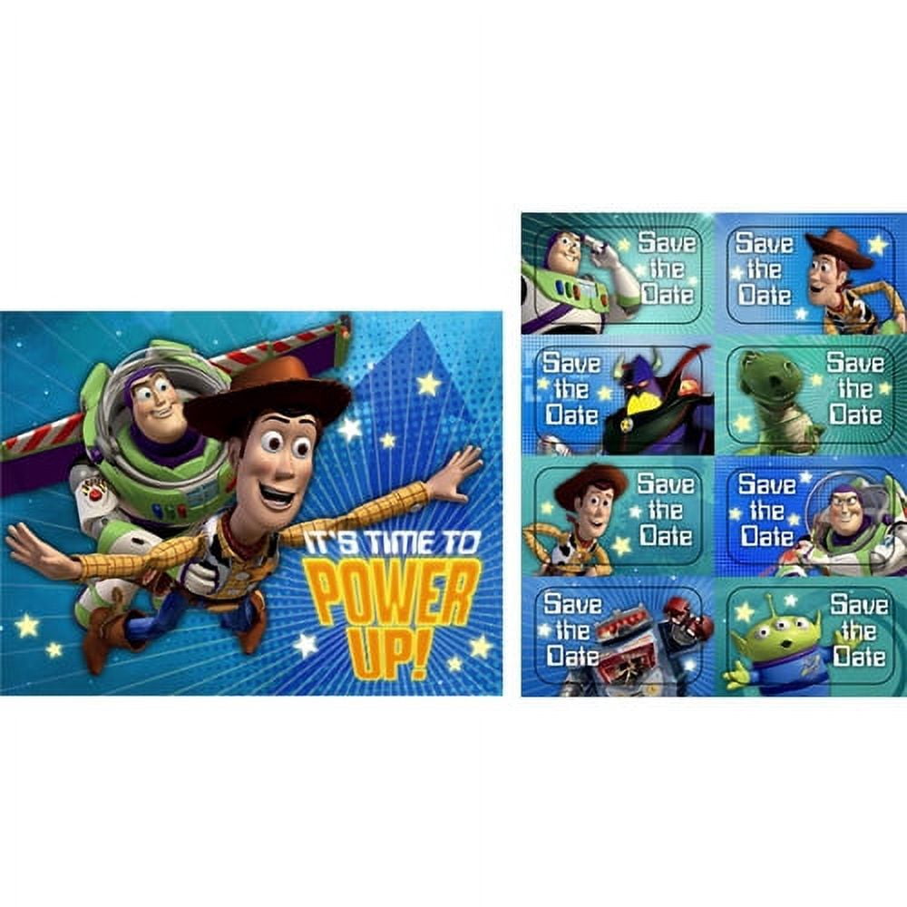 Toy Story 'Game Time' Invitation Set w/ Envelopes (8ct) - Walmart.com