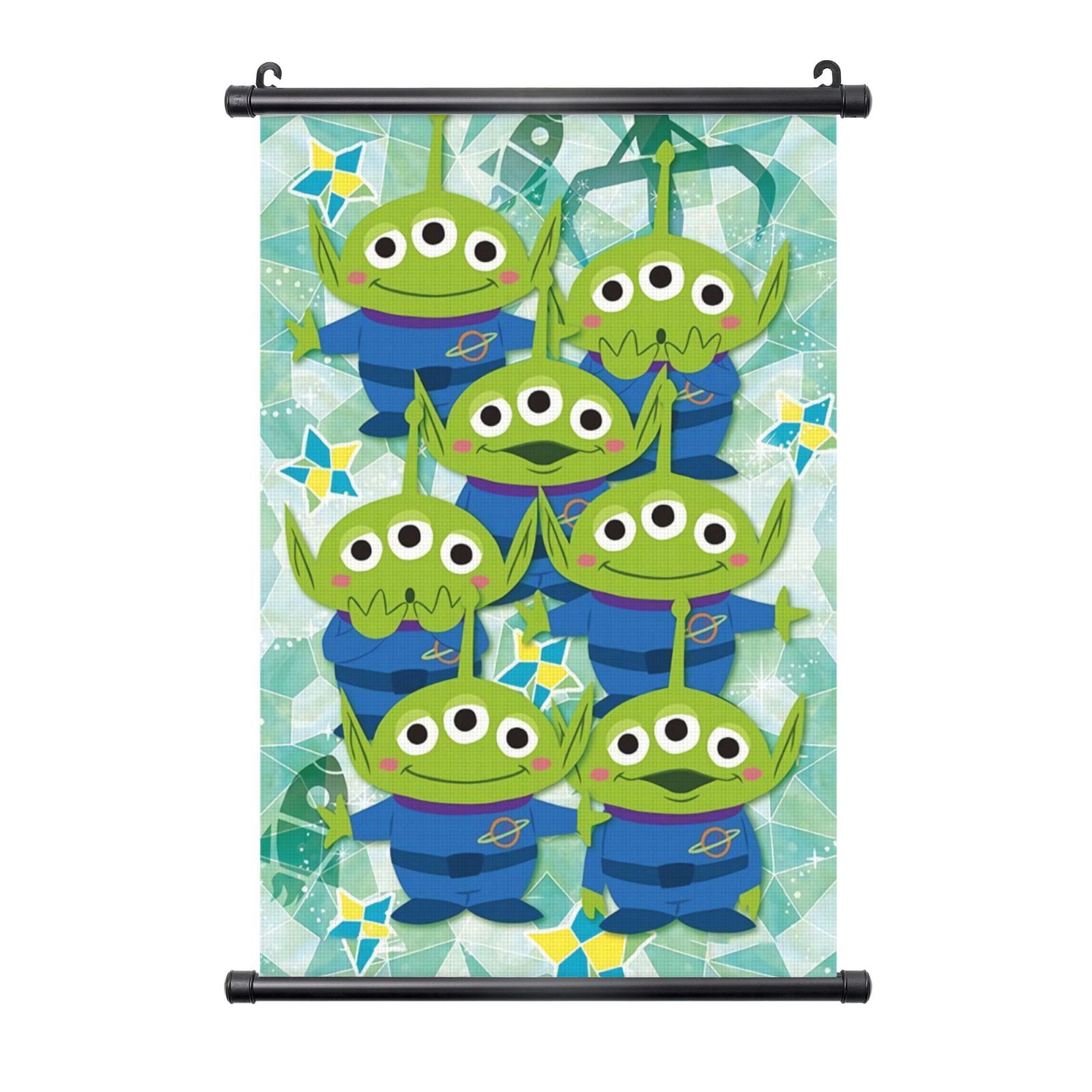 Toy Story Hanging Poster Plastic Shaft Canvas Wall Hanging Banner Wall ...