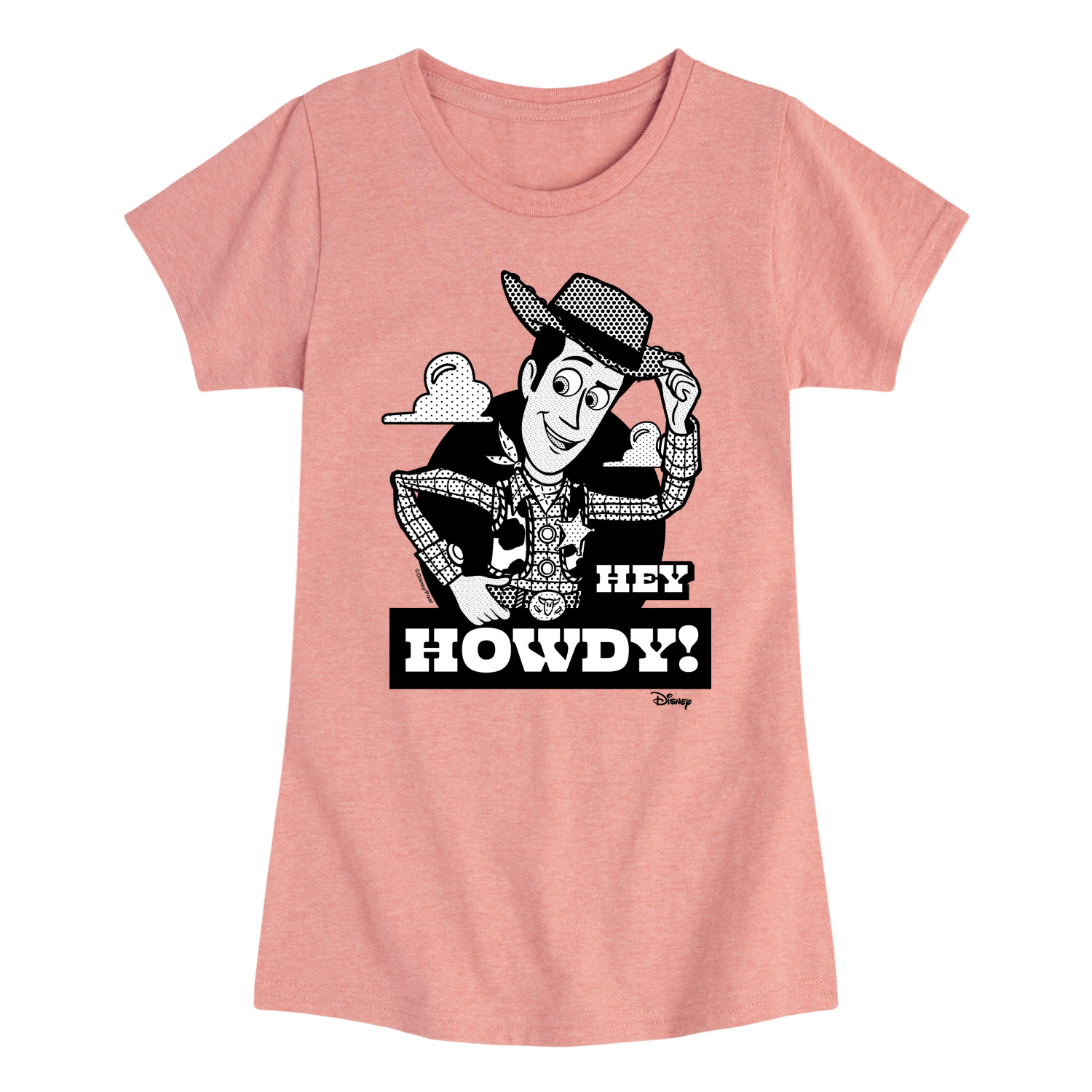 Toy Story - Hey Howdy - Toddler & Youth Girls Short Sleeve Graphic T ...