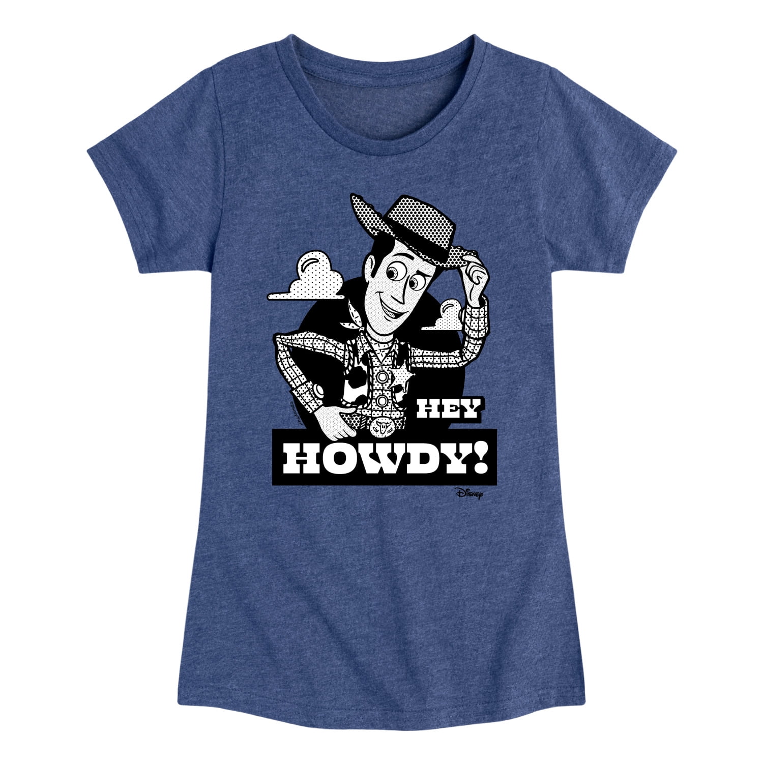 Toy Story - Hey Howdy - Toddler & Youth Girls Short Sleeve Graphic T ...