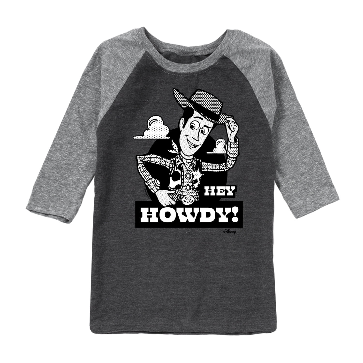 Toy Story - Hey Howdy - Toddler & Youth Raglan Graphic T-Shirt ...