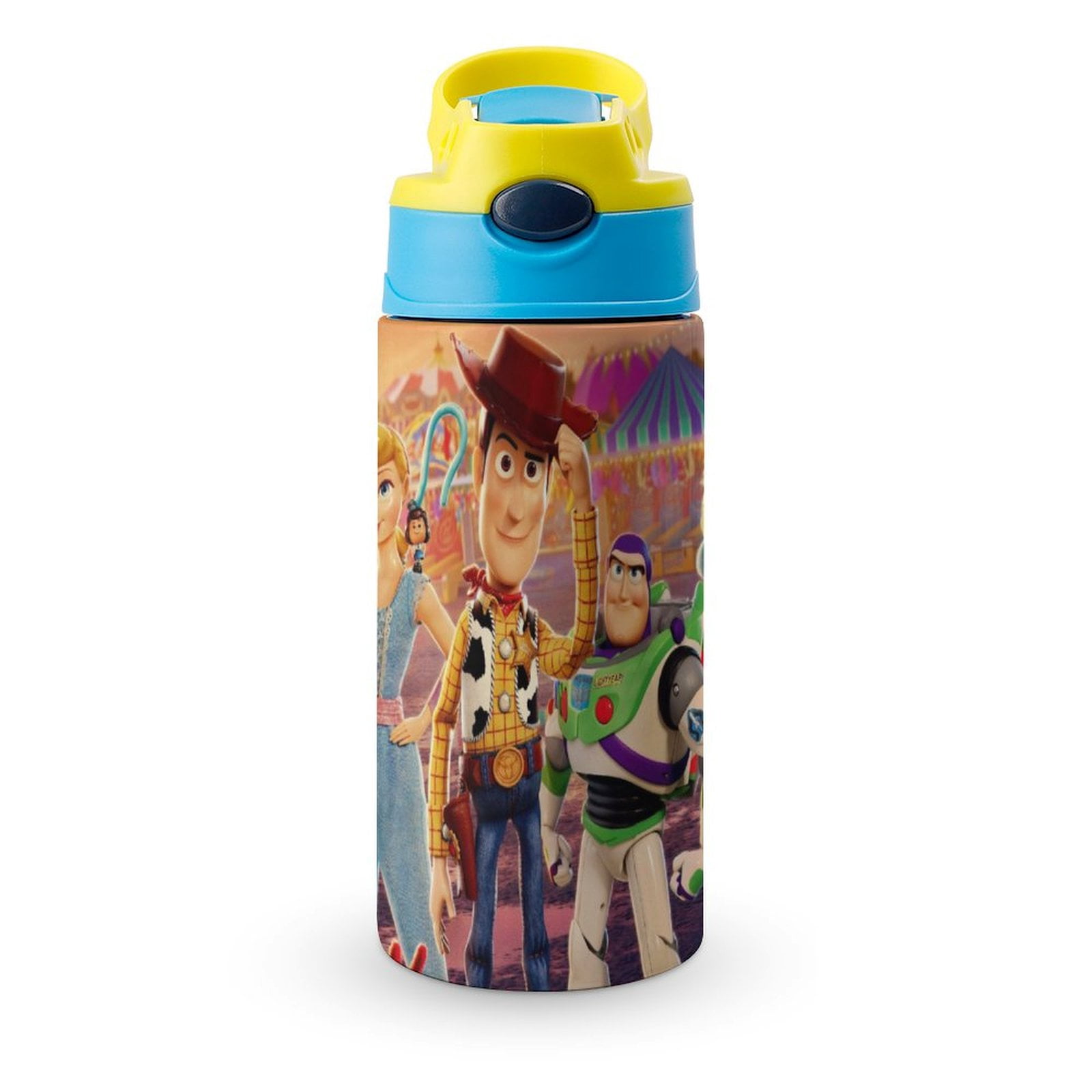 Toy Story Kids Straw Water Bottle, Stainless Steel Vacuum Insulated ...