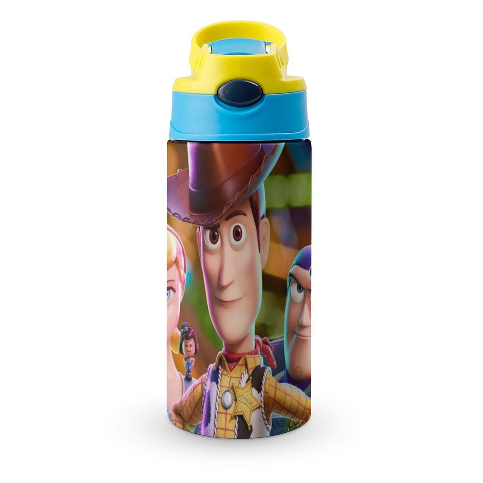 Toy Story Kids Straw Water Bottle, Stainless Steel Vacuum Insulated ...