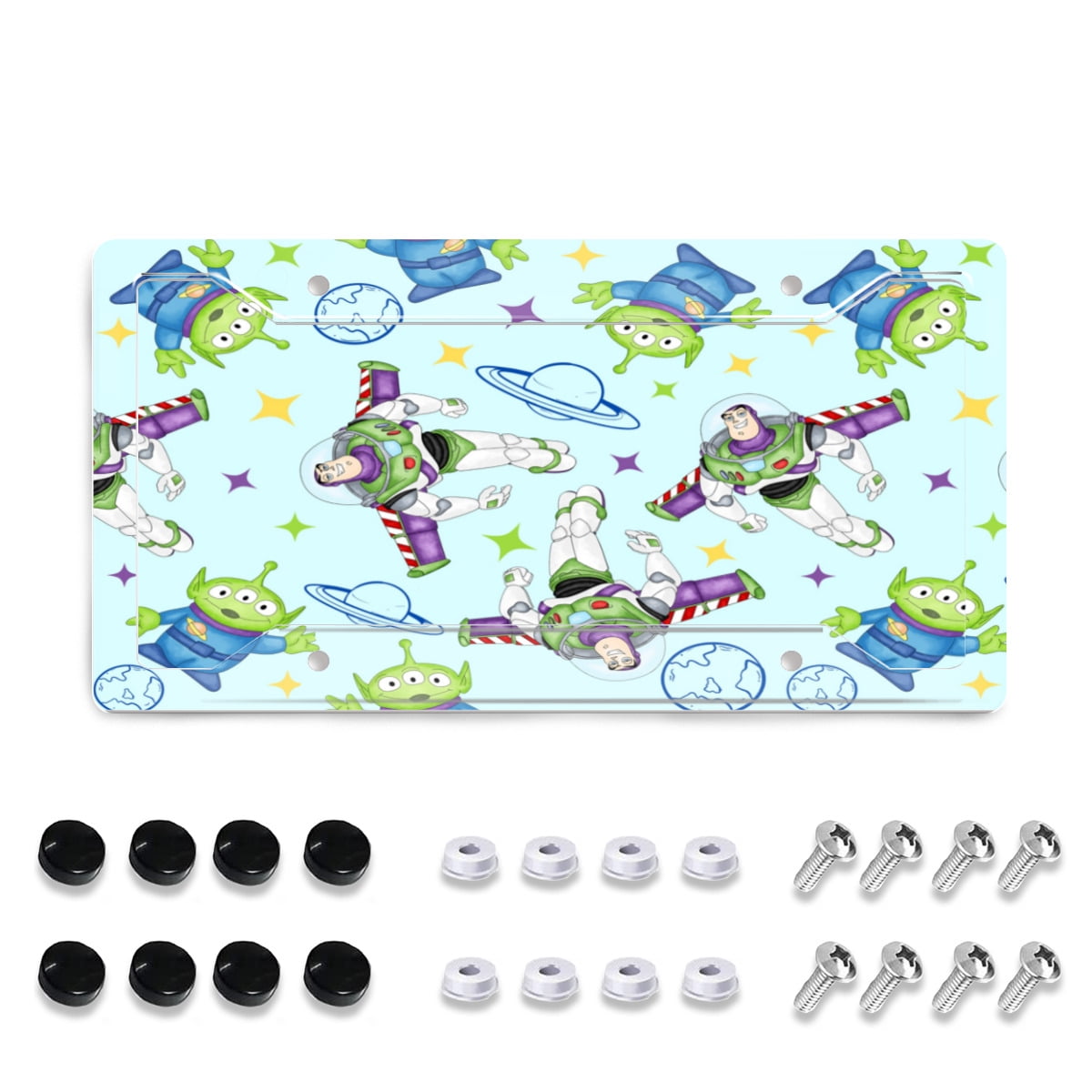 Toy Story License Plate Frame Set - 4-hole License Plate Frame ...