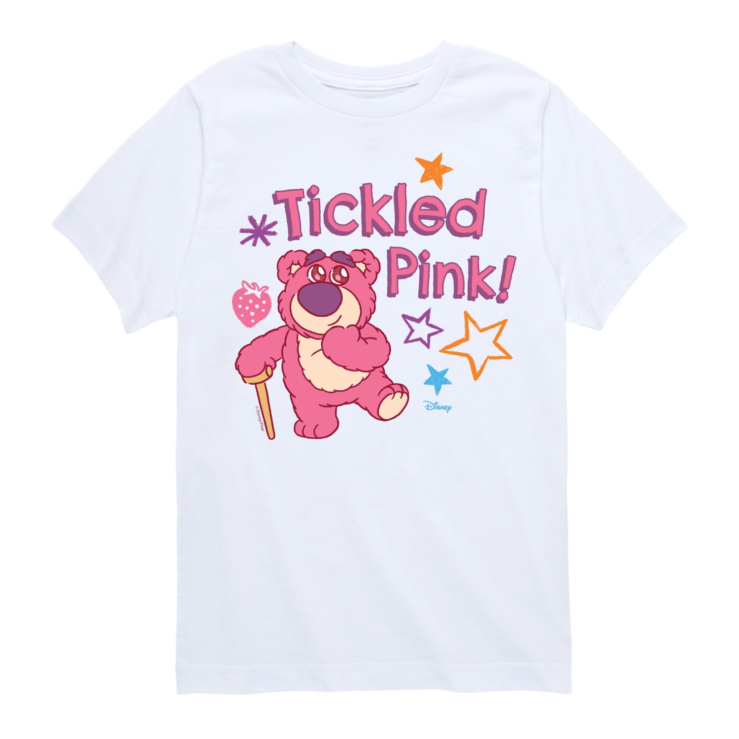 Toy Story - Lotso Tickled Pink - Toddler & Youth Short Sleeve Graphic T ...