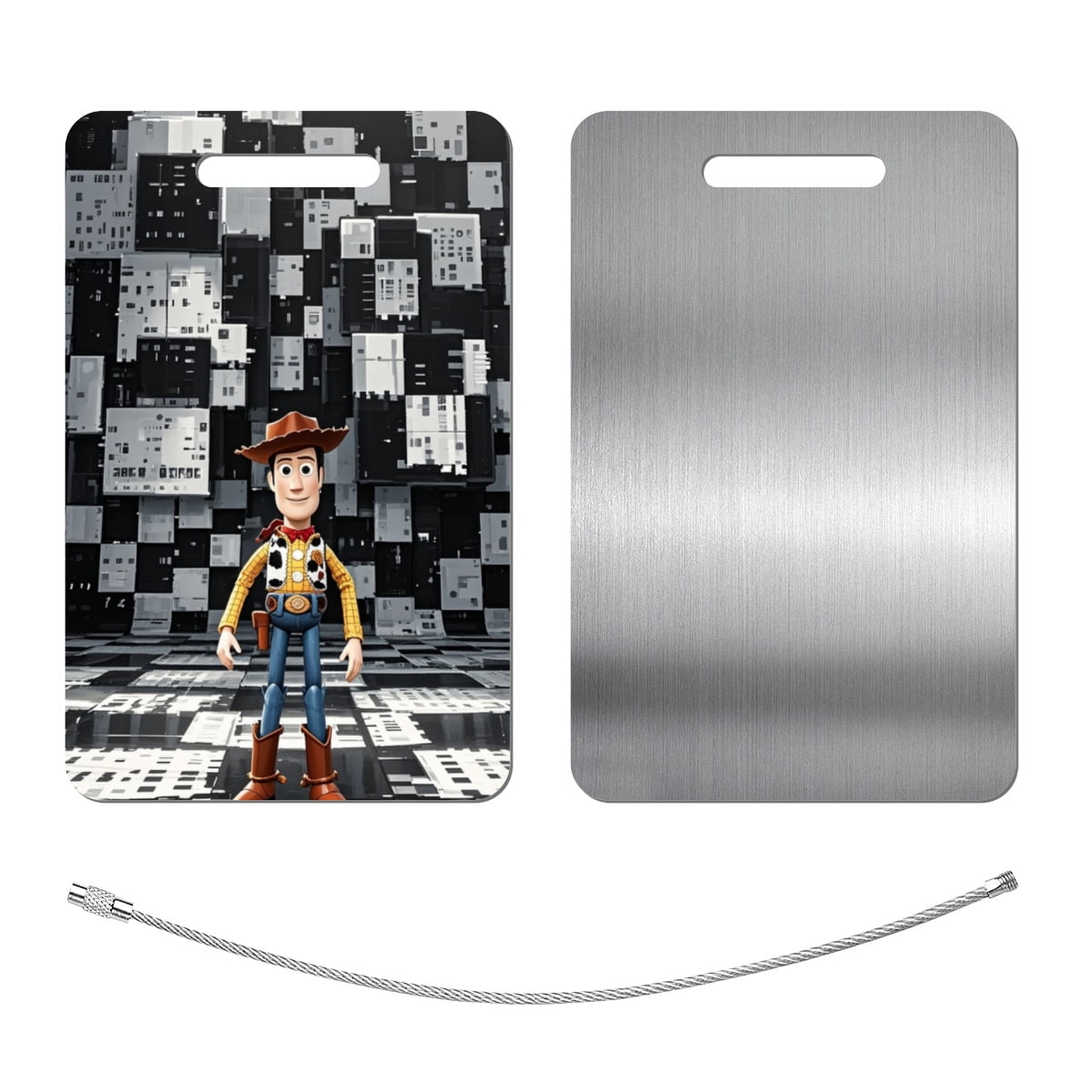 Toy Story Luggage Tags PU Leather with Privacy Cover Travel Cruise ...