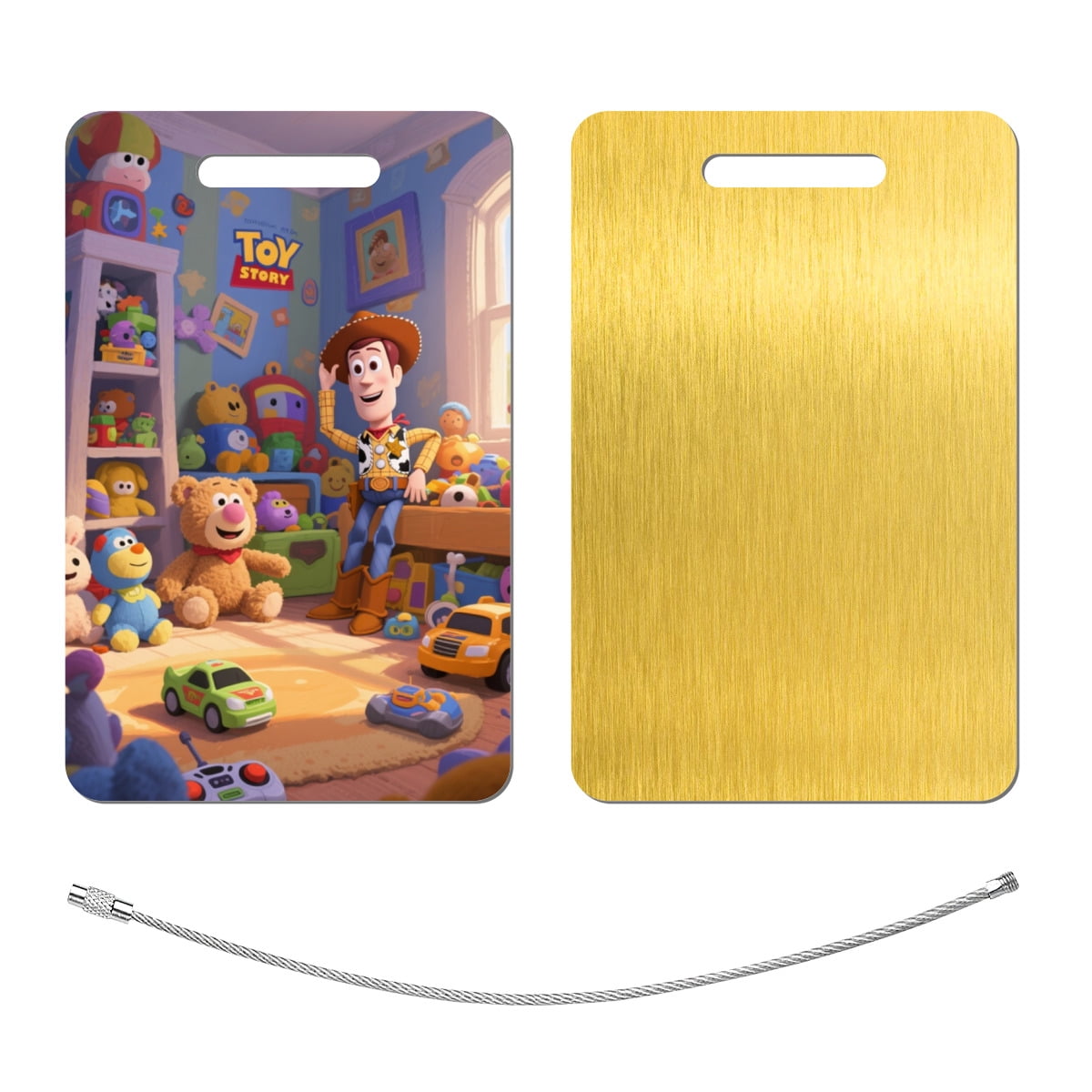 Toy Story Luggage Tags PU Leather with Privacy Cover Travel Cruise ...