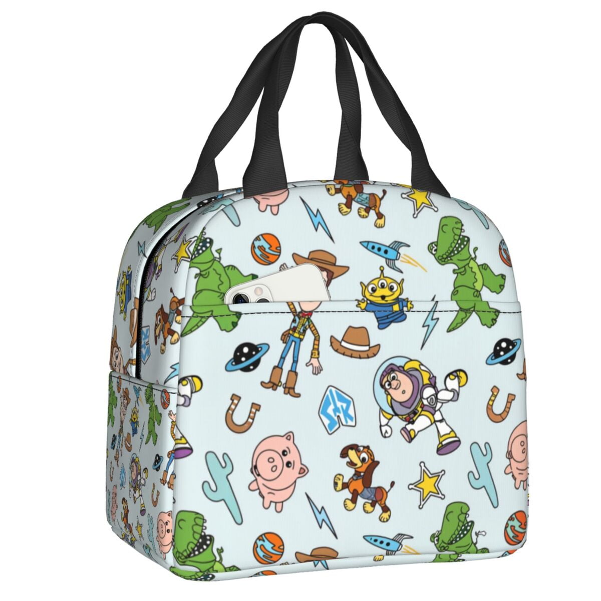 Toy Story Lunch Bag Tote Bag Reusable Lunch Box Container For Women Men ...