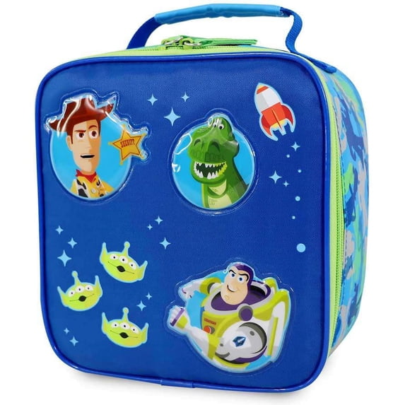 Disney Toy Story Lunch Box, Buzz Lightyear, Woody, Rex Appliques, Camo ...