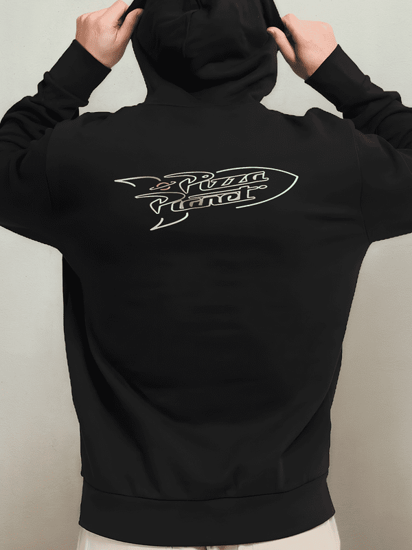 Toy Story Mens' Pizza Planet Alien Japanese Kanji Graphic Hoodie ...