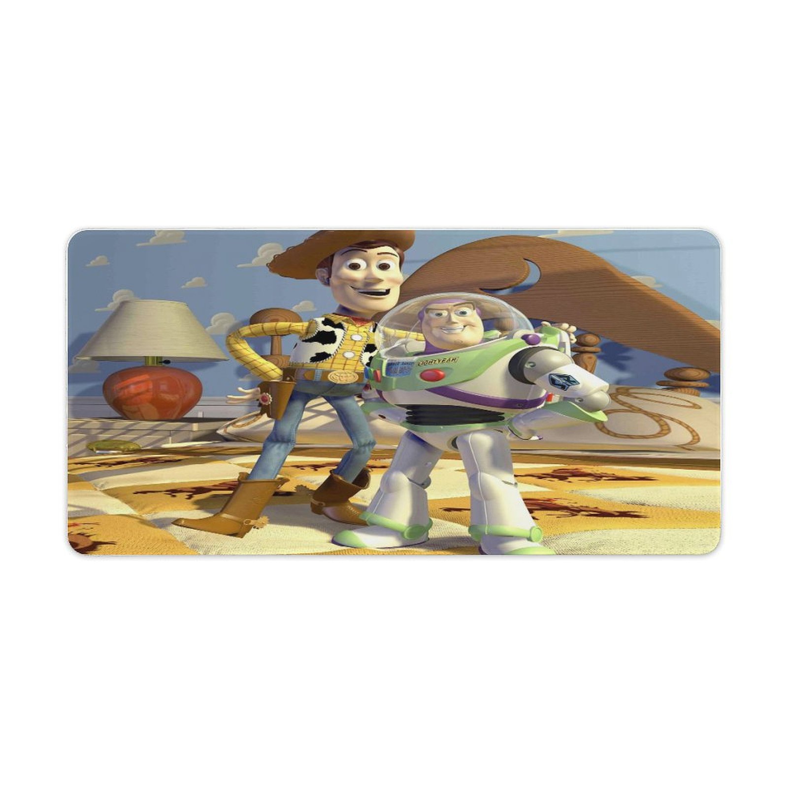 Toy Stor Mouse Pad with Stitched Edge Desk Mat Keyboard Pad for Laptop ...