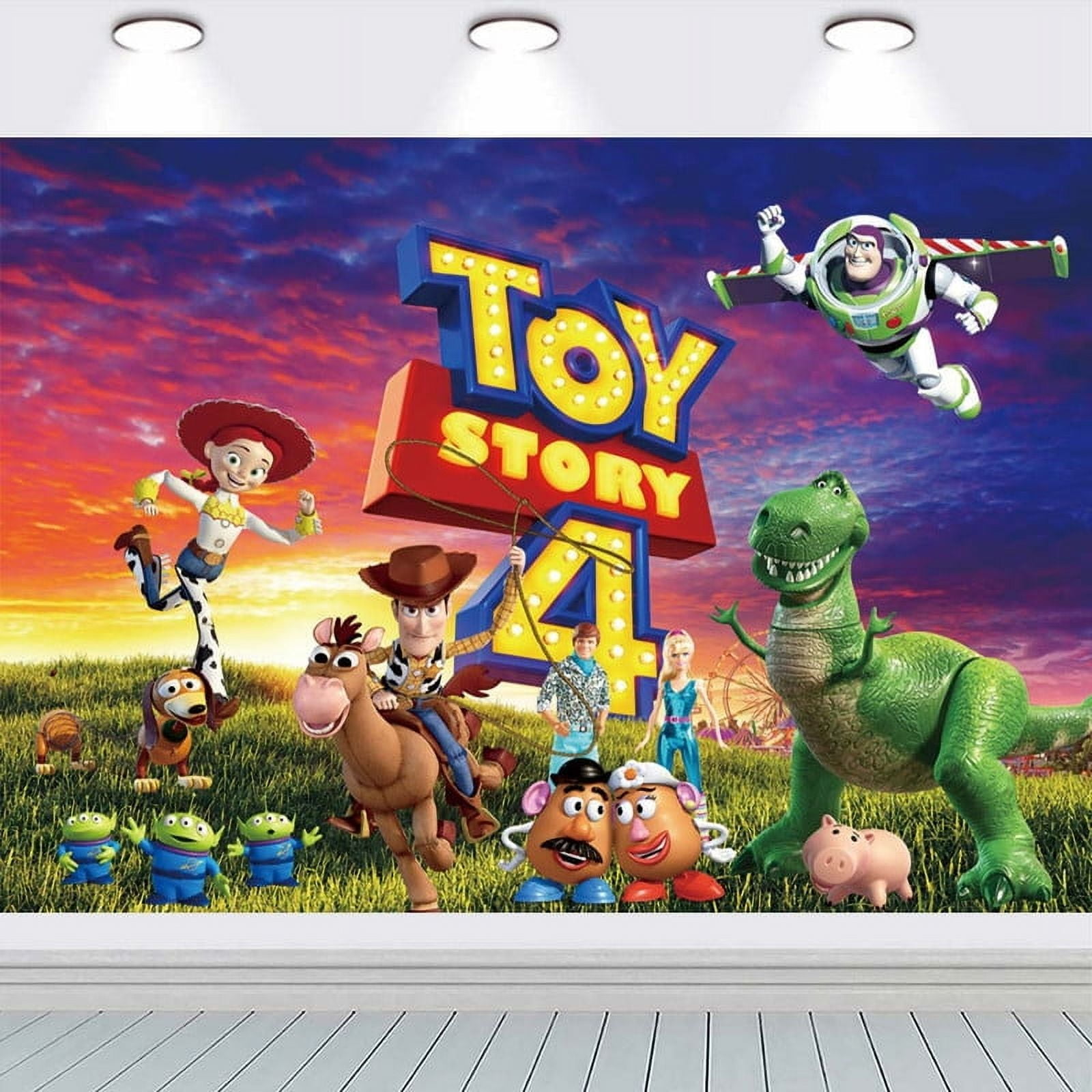Toy Story Party Supplies Taspestry Post Background Backdrop Birthday ...