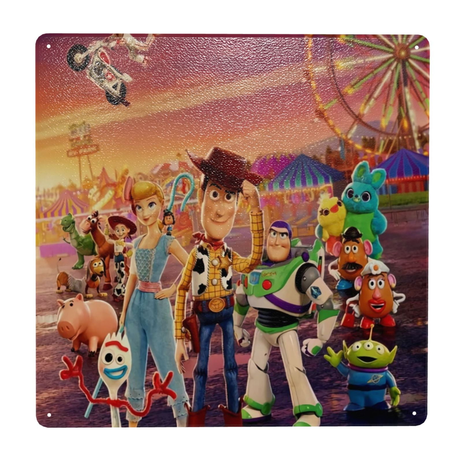 Toy Story Pintura Impresa En Estaño, Decoración De Pared Para El Hogar ...