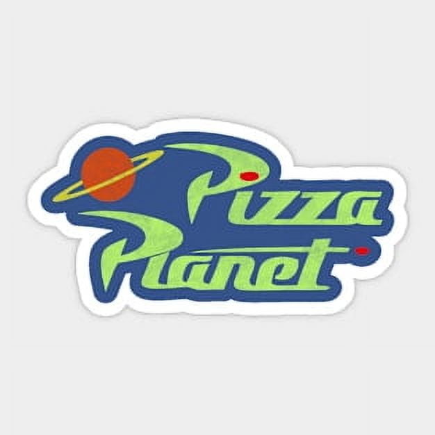 Toy Story Pizza Planet Vintage Retro Sticker Phone Decal Water Bottle ...