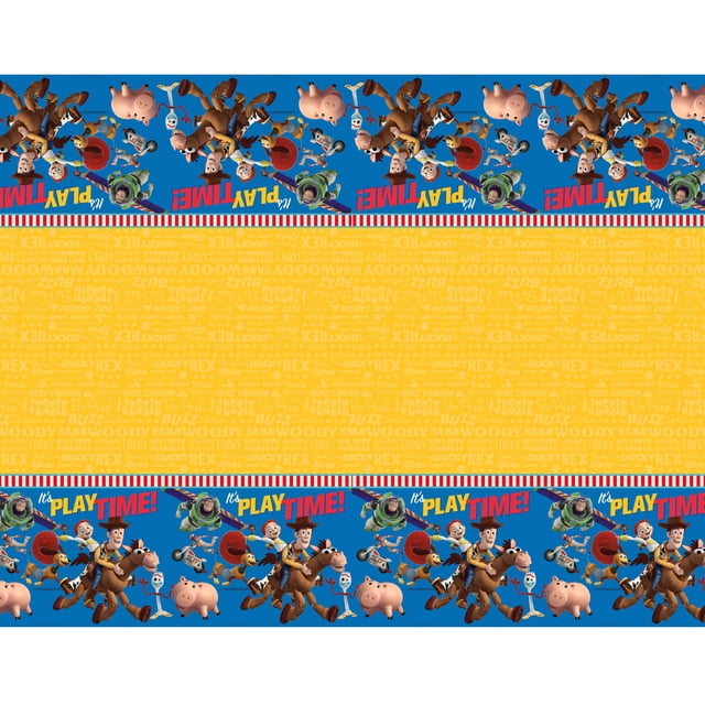 Toy Story Plastic Party Tablecloth, 84 x 54in - Walmart.com