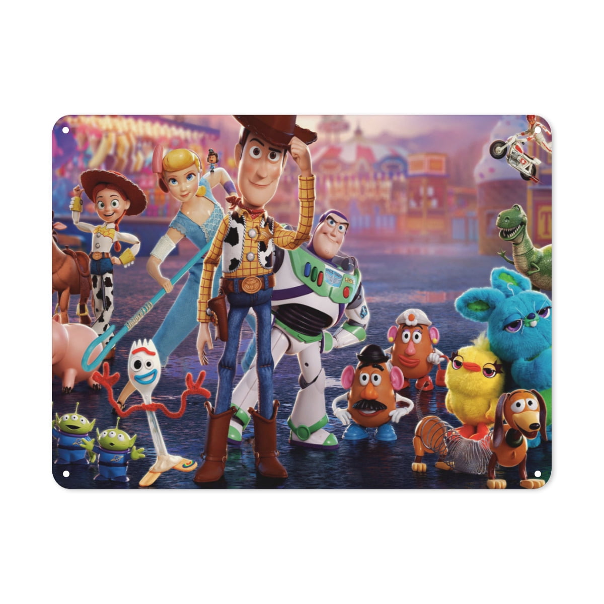 Toy Story Poster Tin Painting Halloween Retro Tin Sign Retro Plaque ...