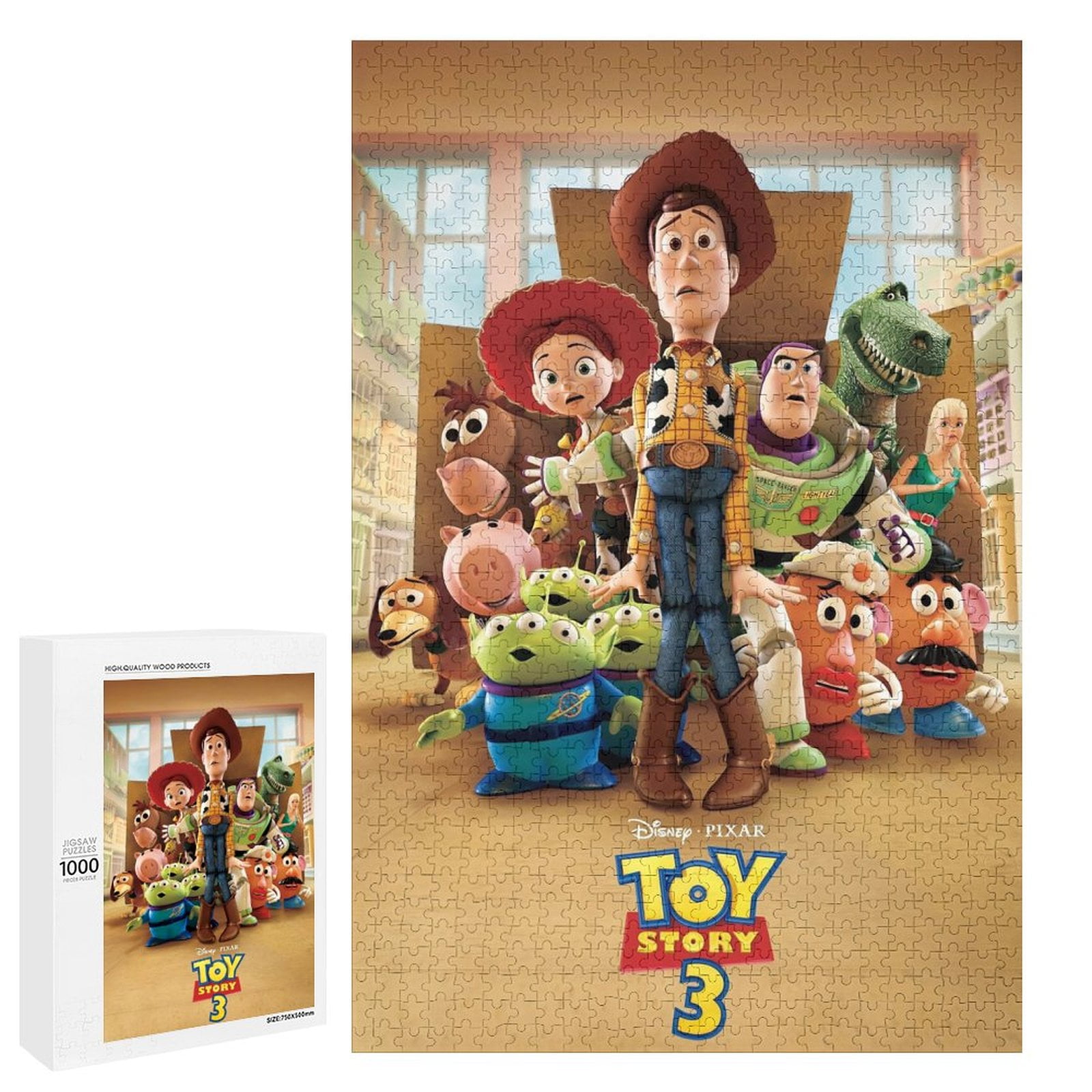Toy Story Puzzle For Adults & Kids - 1000 PCS Jigsaw Puzzle For Boys ...