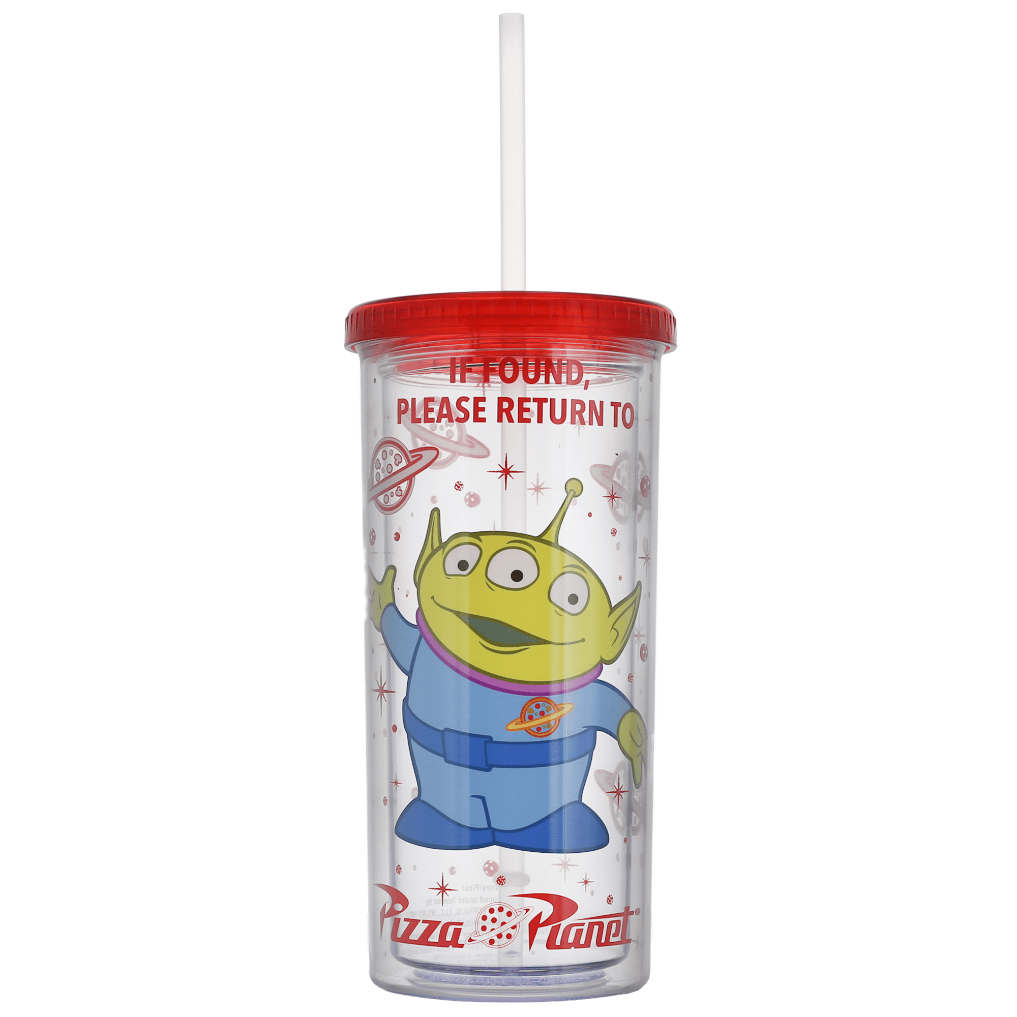 Toy Story Return to Pizza Planet Plastic Tall Cold Cup with Lid and ...
