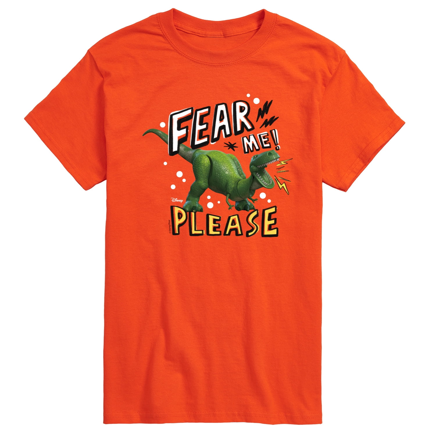 Toy Story - Rex Fear Me Please - Men's Short Sleeve Graphic T-Shirt ...