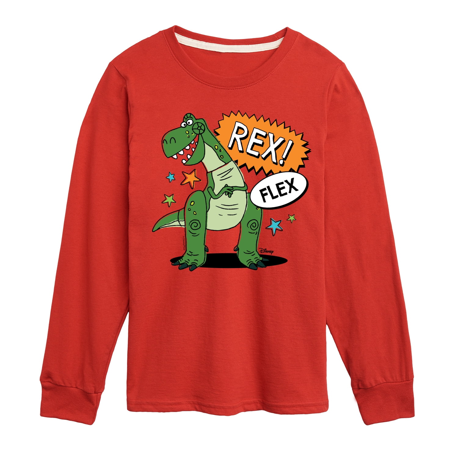 Toy Story - Rex Flex - Toddler & Youth Long Sleeve Graphic T-Shirt ...