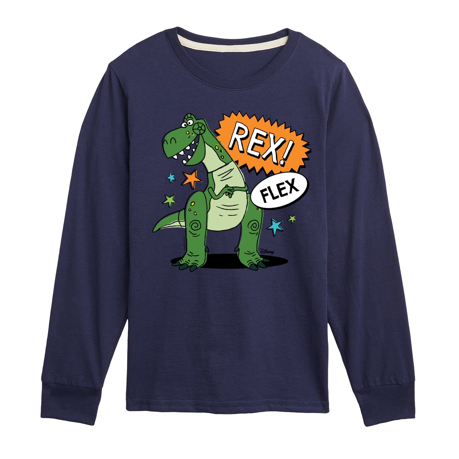 Toy Story - Rex Flex - Toddler & Youth Long Sleeve Graphic T-Shirt ...