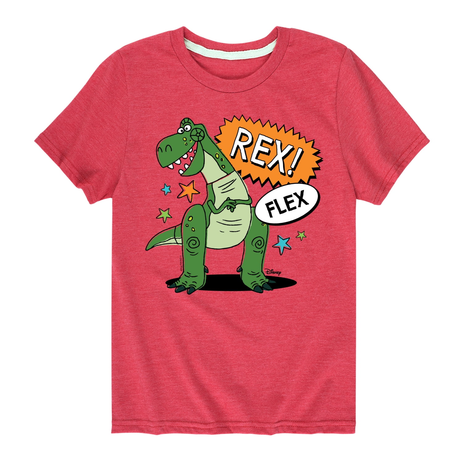 Toy Story - Rex Flex - Toddler & Youth Short Sleeve Graphic T-Shirt ...