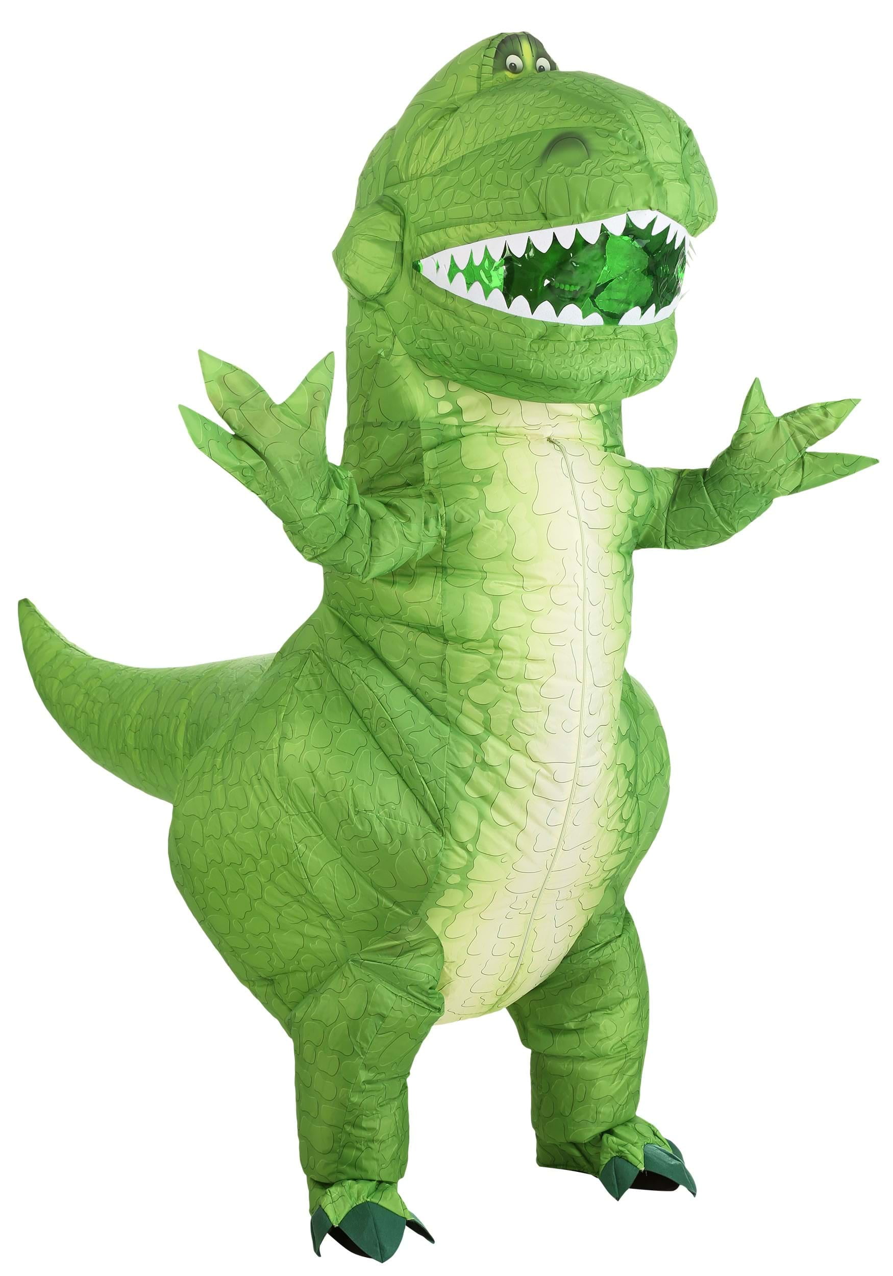 Toy Story Rex Inflatable Adult Costume - Walmart.com