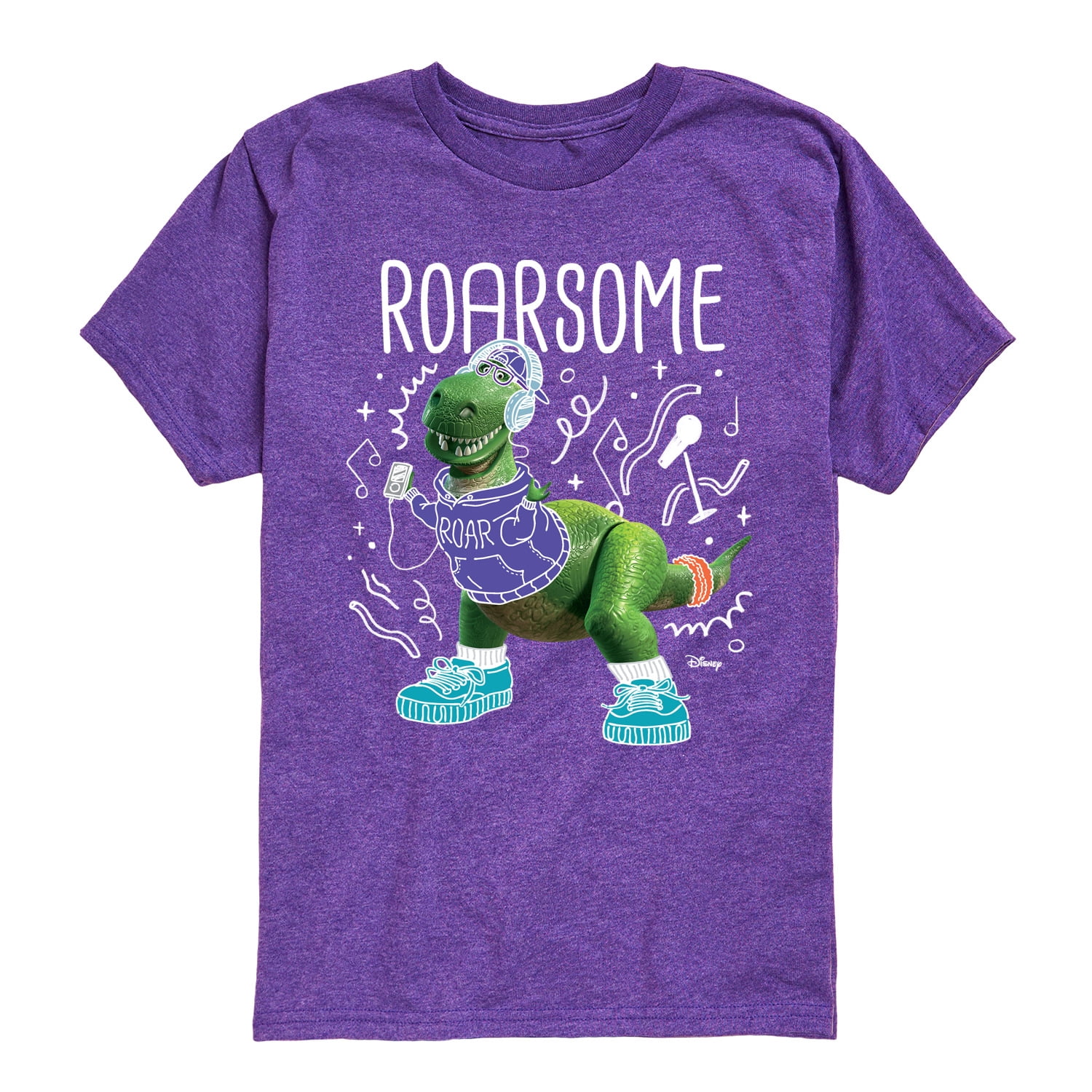 Toy Story - Roarsome - Toddler & Youth Short Sleeve Graphic T-Shirt ...