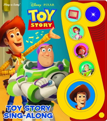 Pre-Owned Toy Story Sing Along: Little Music Note Six Button Book Board ...