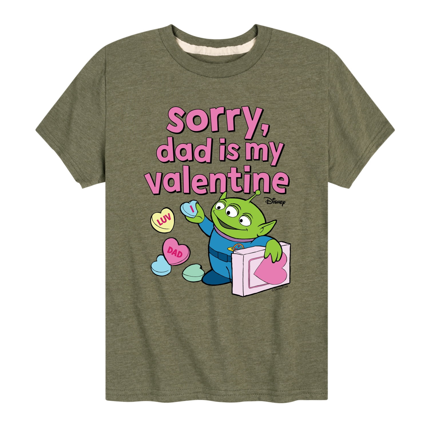 Toy Story - Sorry Dad My Valentine - Toddler And Youth Short Sleeve ...