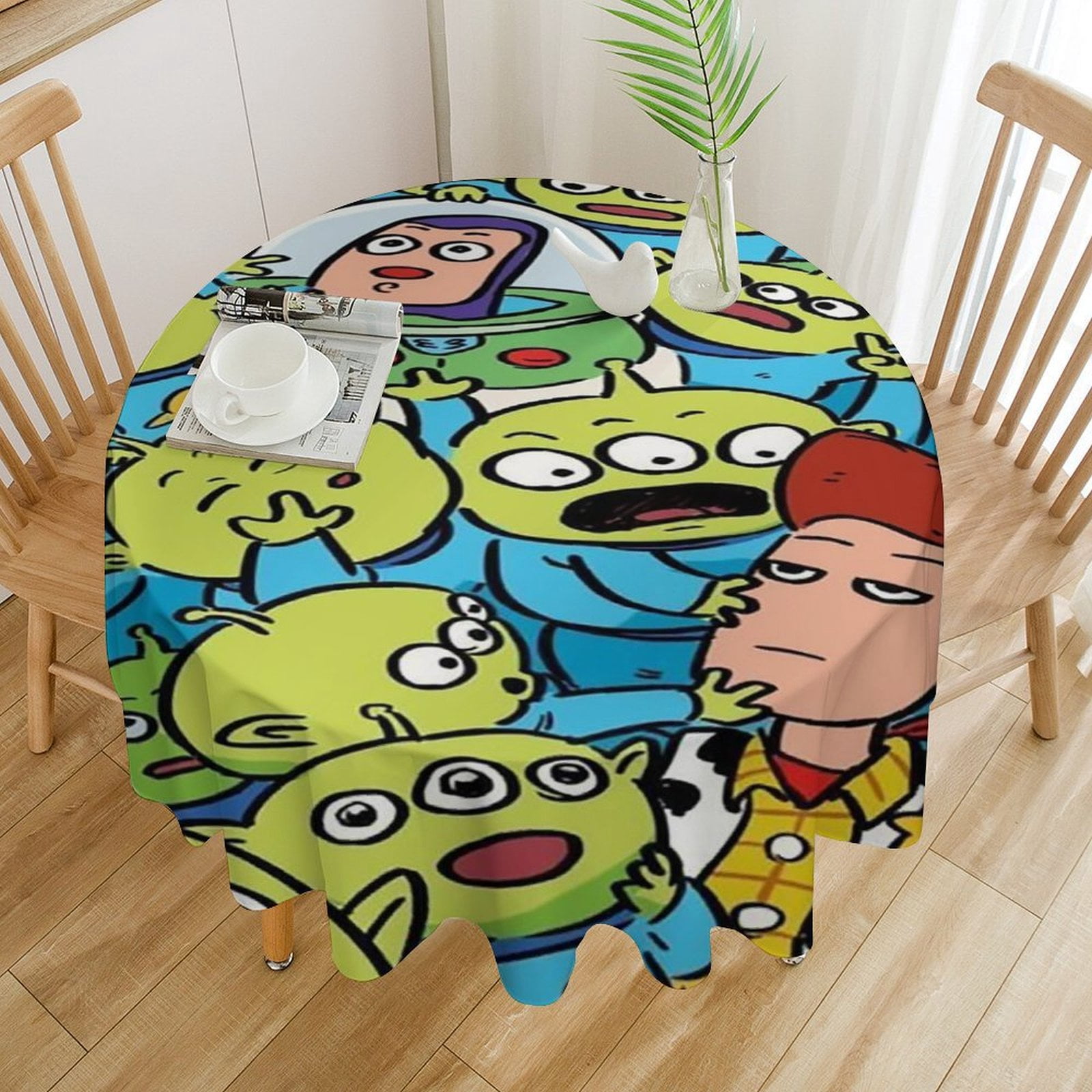 Toy Story Tablecloth Anime for Dining Table Picnic Gift 36x36in Toy ...