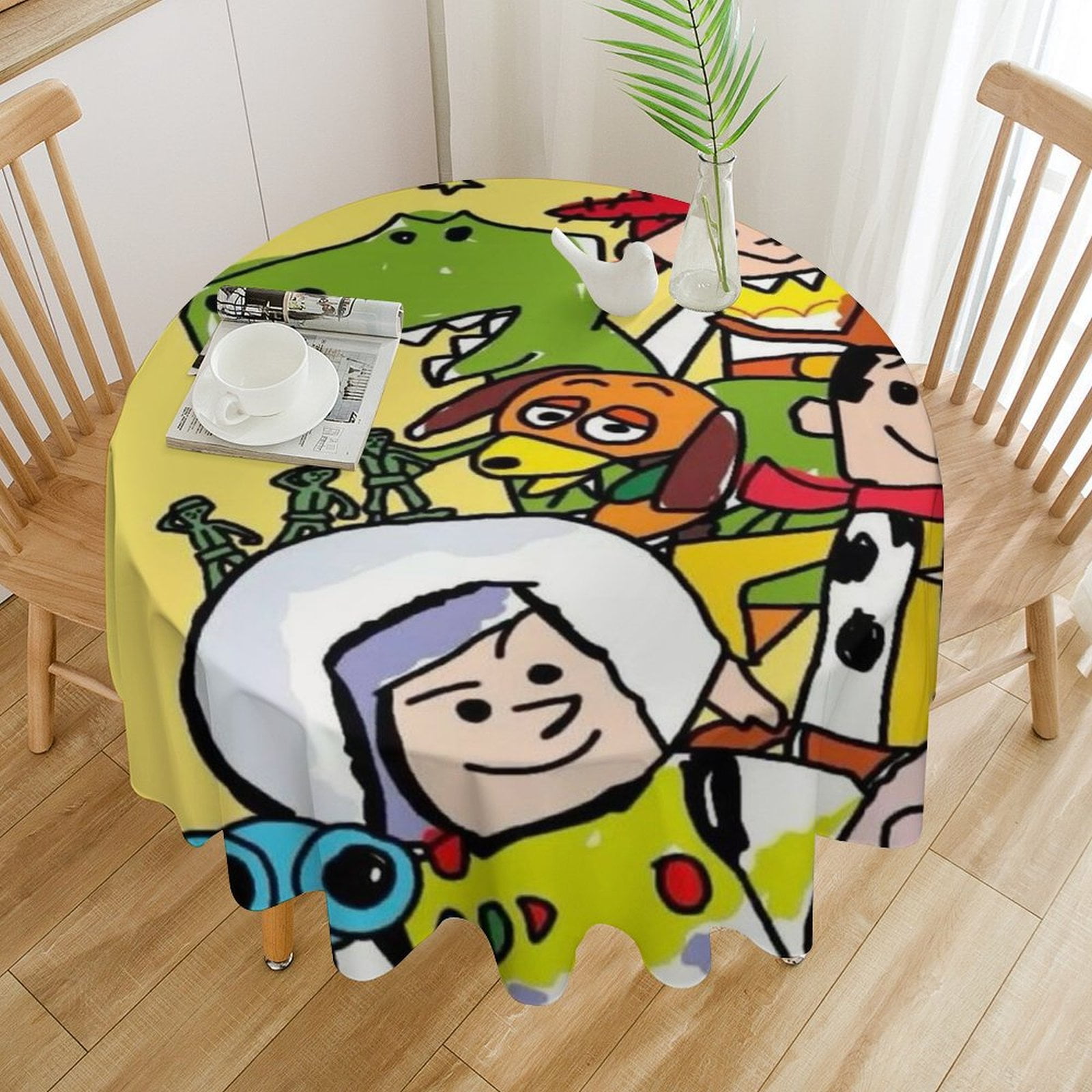 Toy Story Tablecloth Anime for Dining Table Picnic Gift 36x36in Toy ...