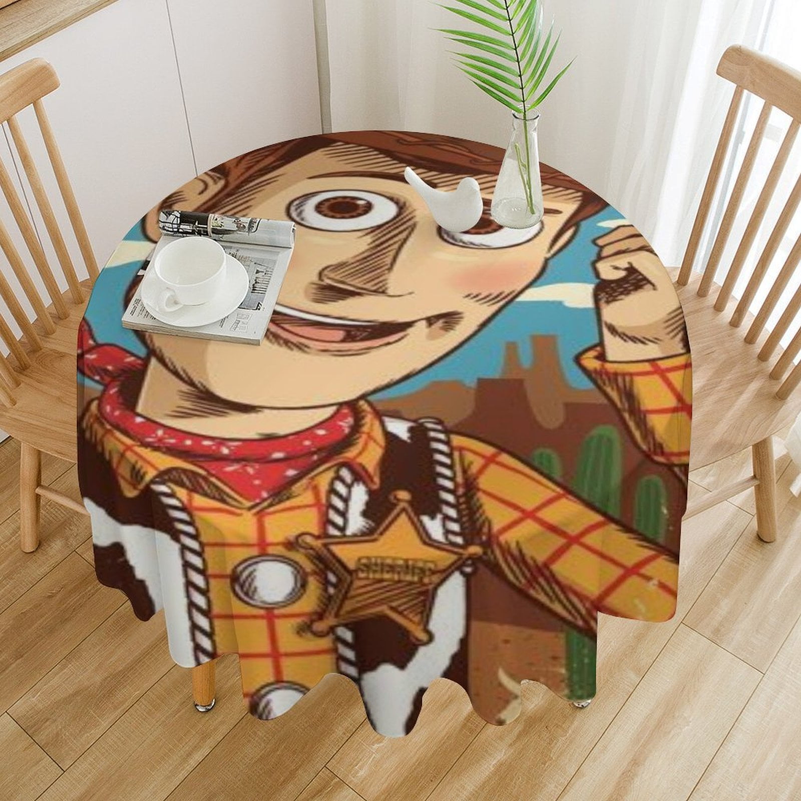 Toy Story Tablecloth Anime for Dining Table Picnic Gift 60x60in Toy ...