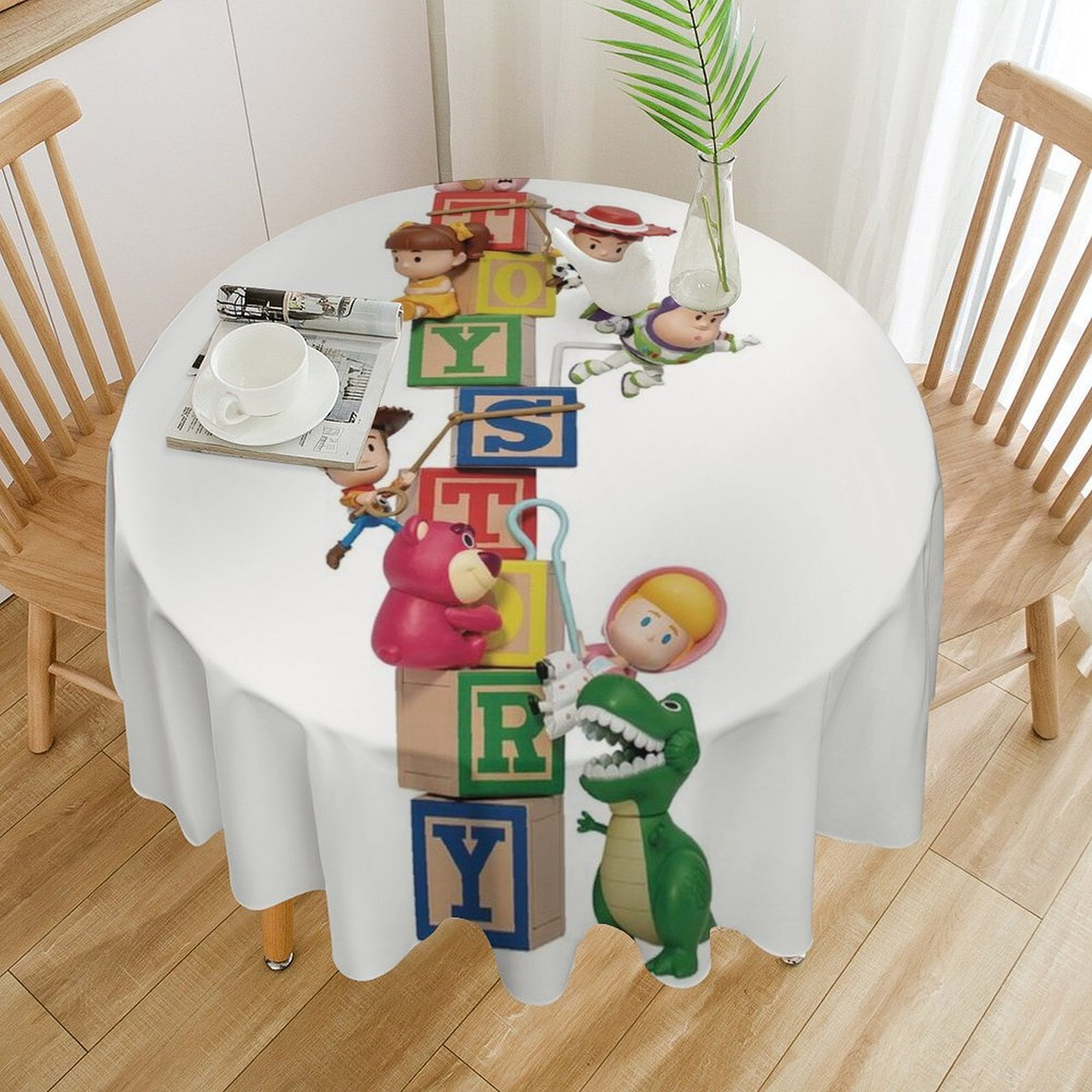 Toy Story Tablecloth Anime for Dining Table Picnic Gift 70x70in Toy ...