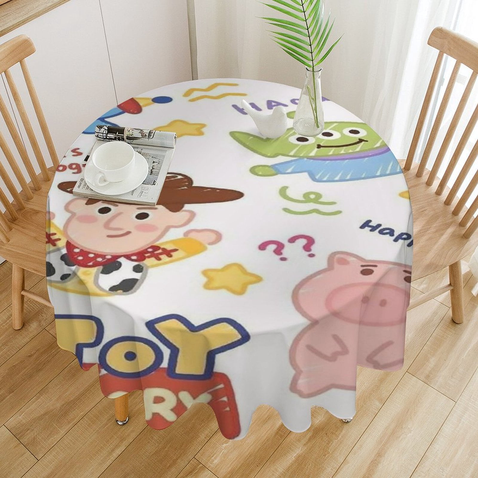 Toy Story Tablecloth Anime for Dining Table Picnic Gift 70x70in Toy ...
