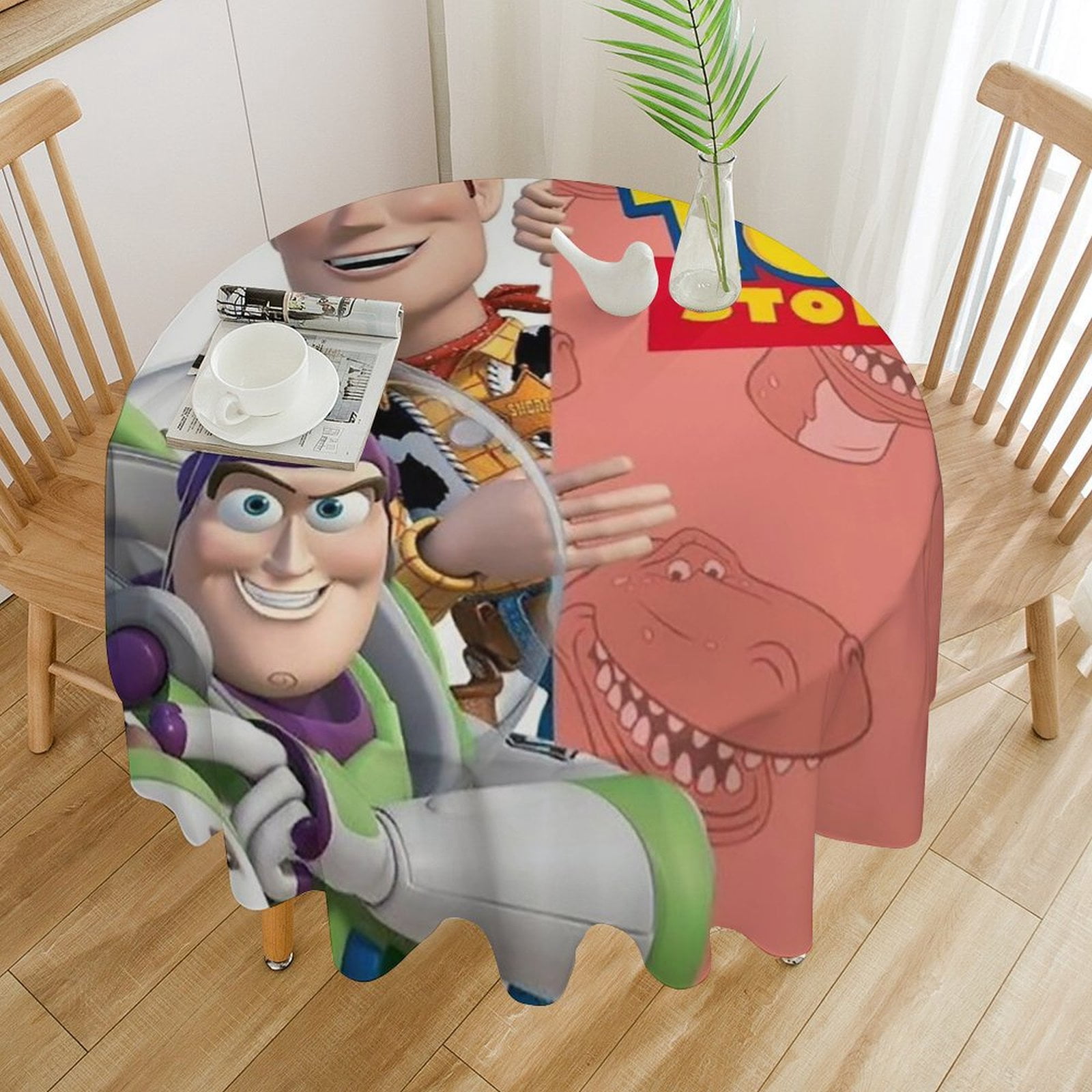 Toy Story Tablecloth Anime for Dining Table Picnic Gift 70x70in Toy ...
