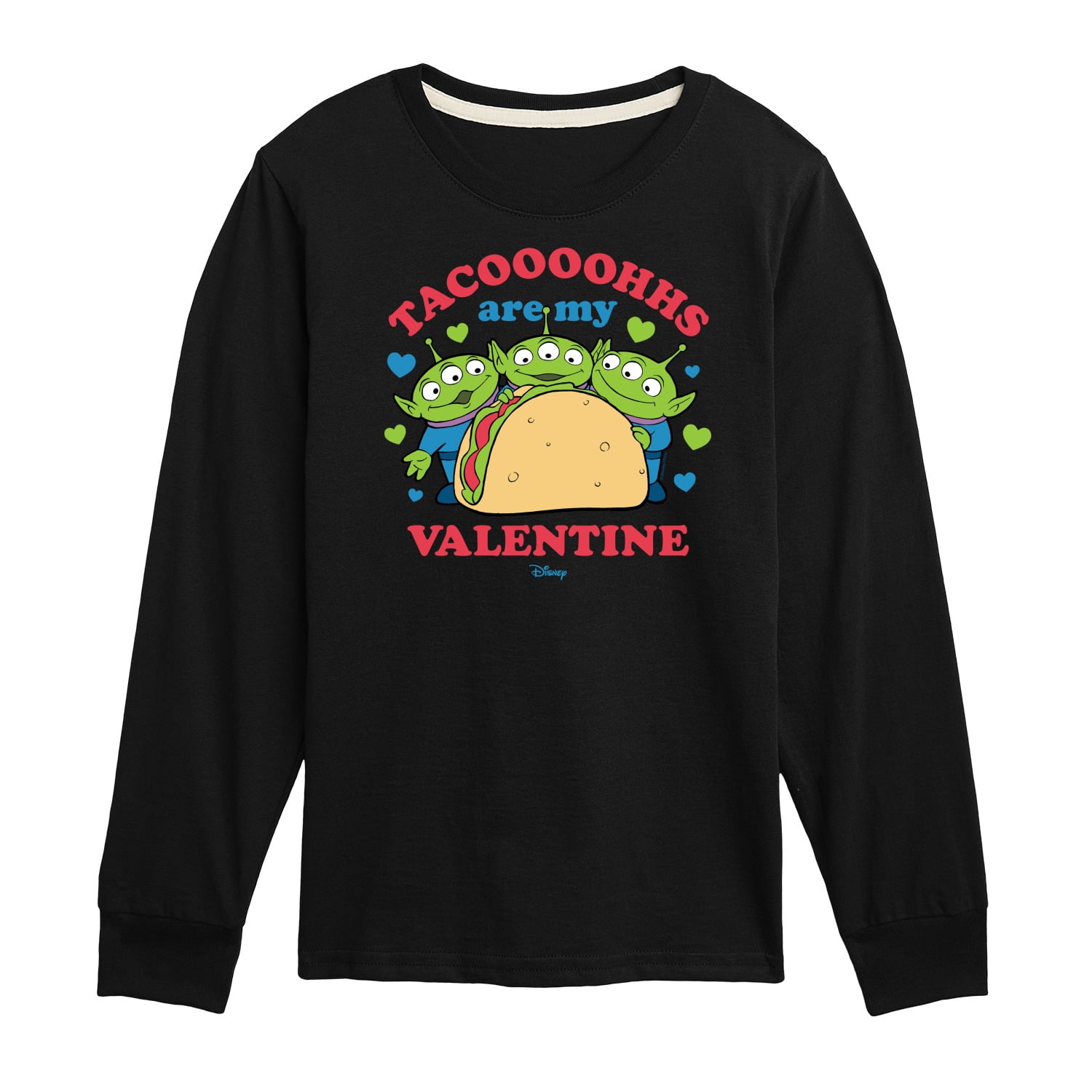 Toy Story - Tacos Are My Valentine - Toddler And Youth Long Sleeve Graphic T-Shirt - Walmart.com