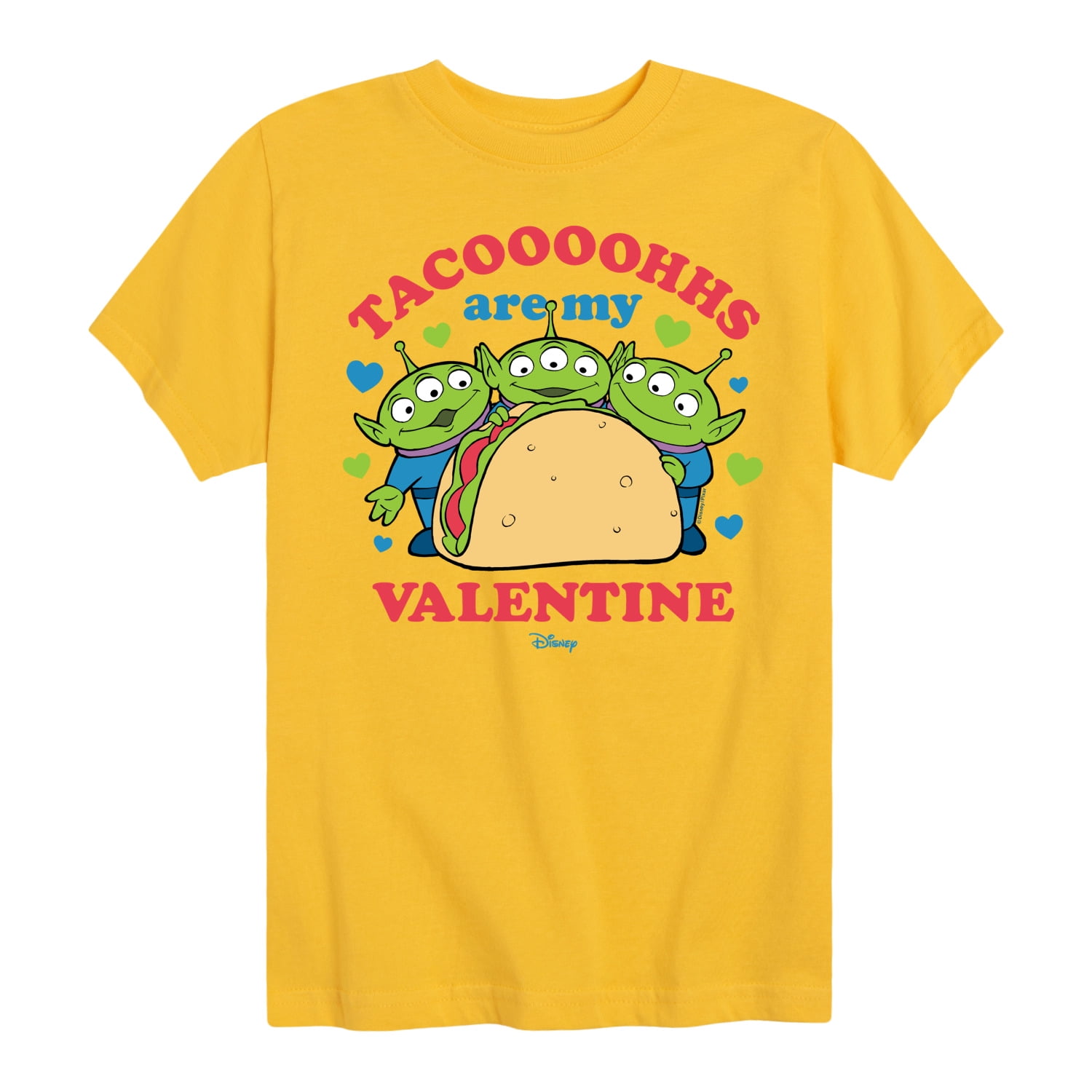 Toy Story - Tacos Are My Valentine - Toddler And Youth Short Sleeve Graphic T-Shirt - Walmart.com
