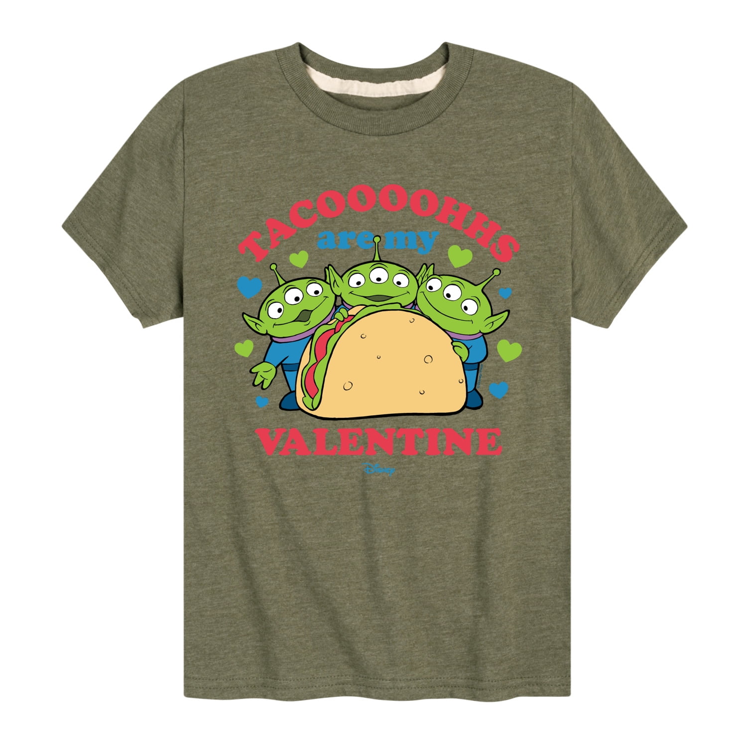 Toy Story - Tacos Are My Valentine - Toddler And Youth Short Sleeve Graphic T-Shirt - Walmart.com