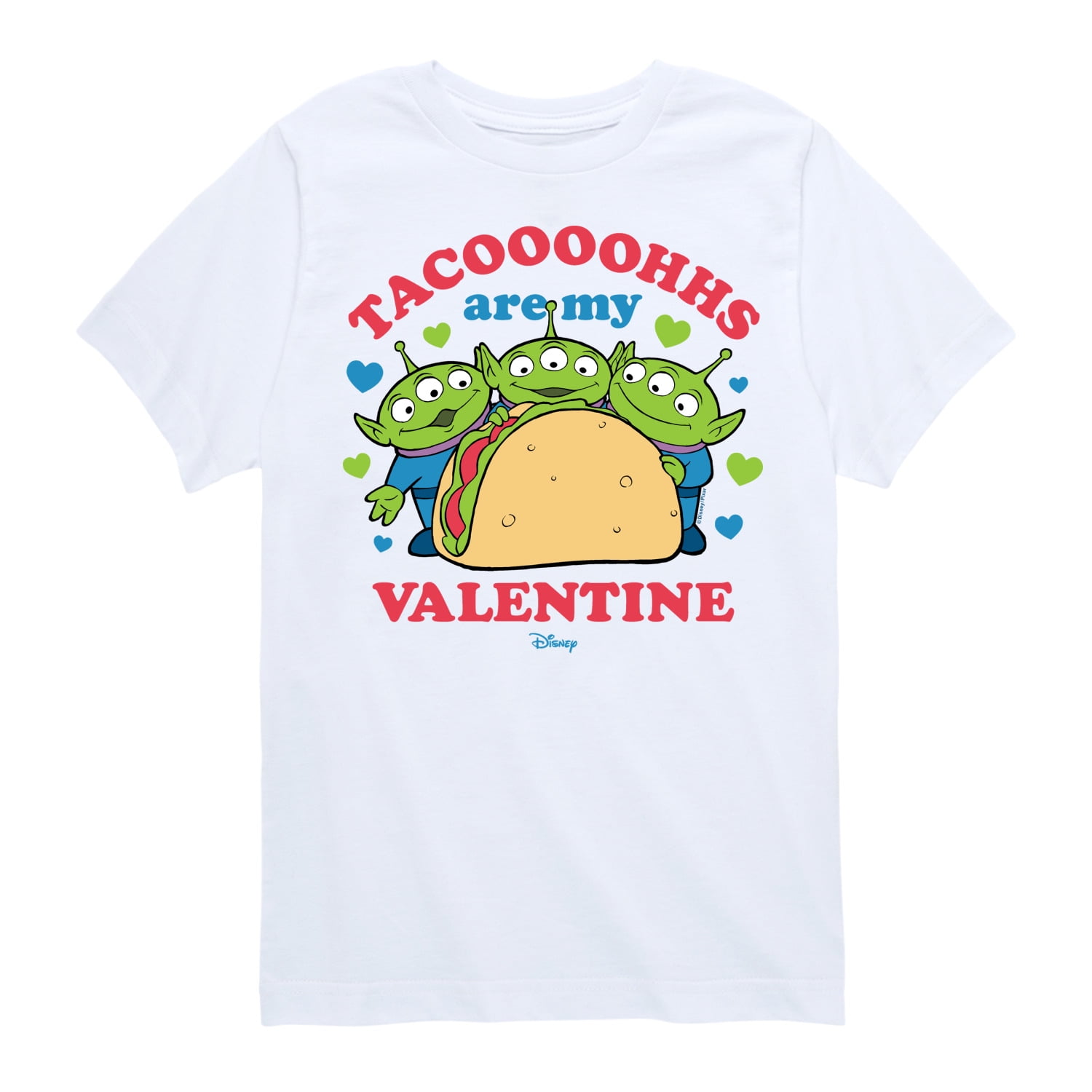 Toy Story - Tacos Are My Valentine - Toddler And Youth Short Sleeve Graphic T-Shirt - Walmart.com