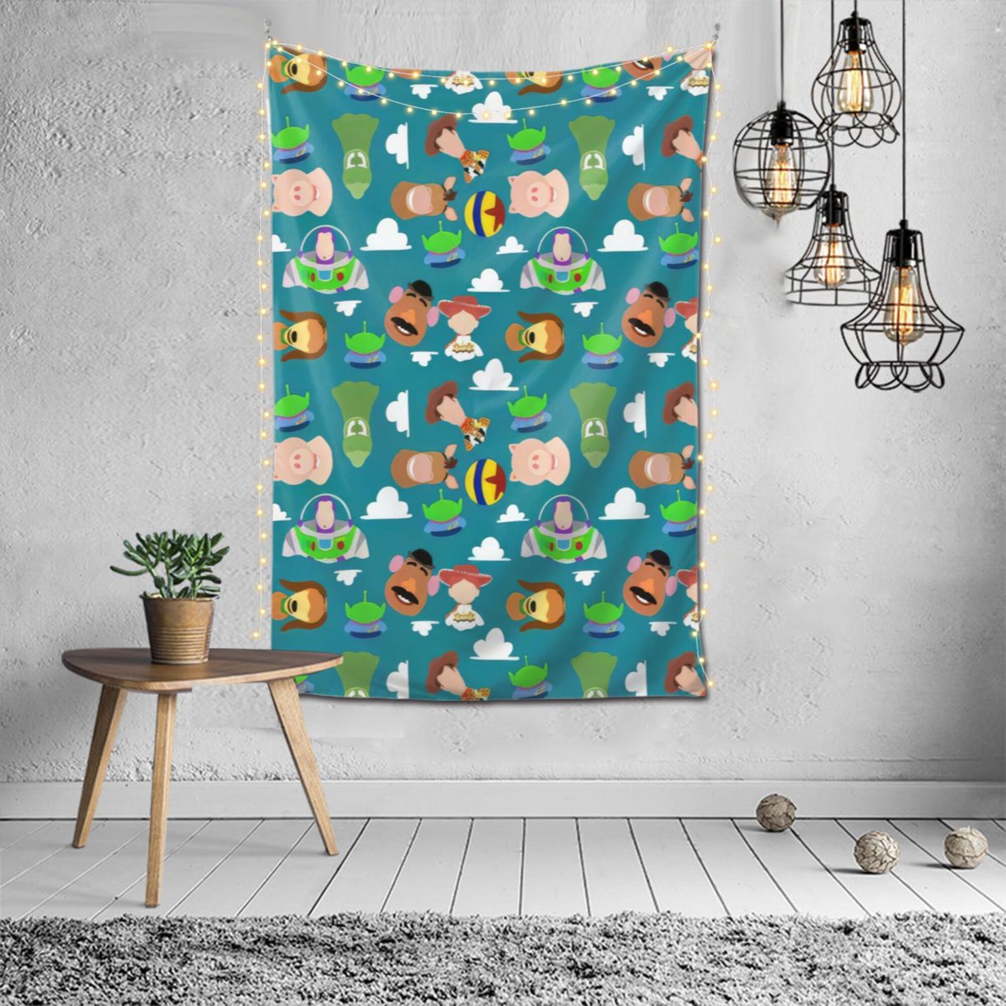 Toy Story Tapestry Aesthetic Cute Room Decor Tapestry Birthday ...