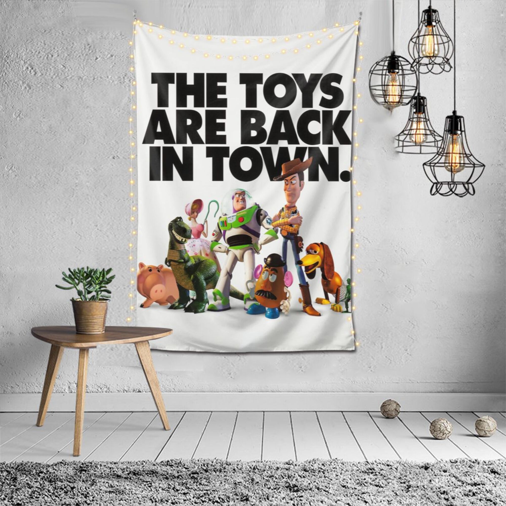 Toy Story Tapestry Aesthetic Cute Room Decor Tapestry Birthday ...