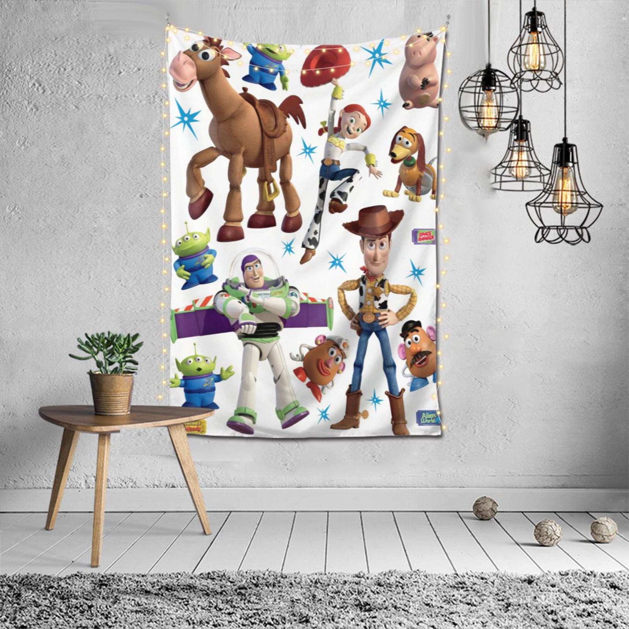 Toy Story Tapestry Aesthetic Cute Room Decor Tapestry Birthday ...